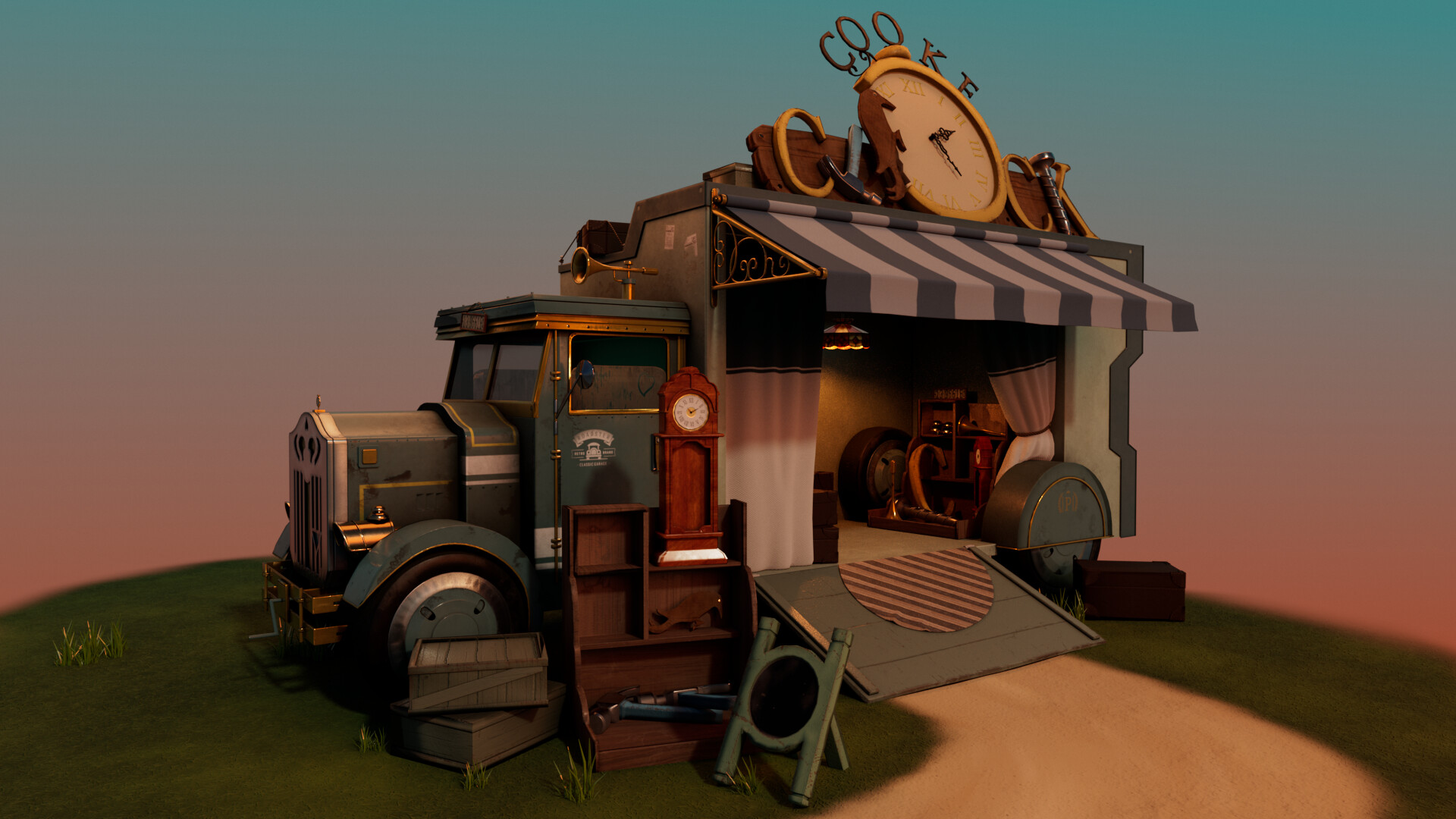 ArtStation - Clock Salesman