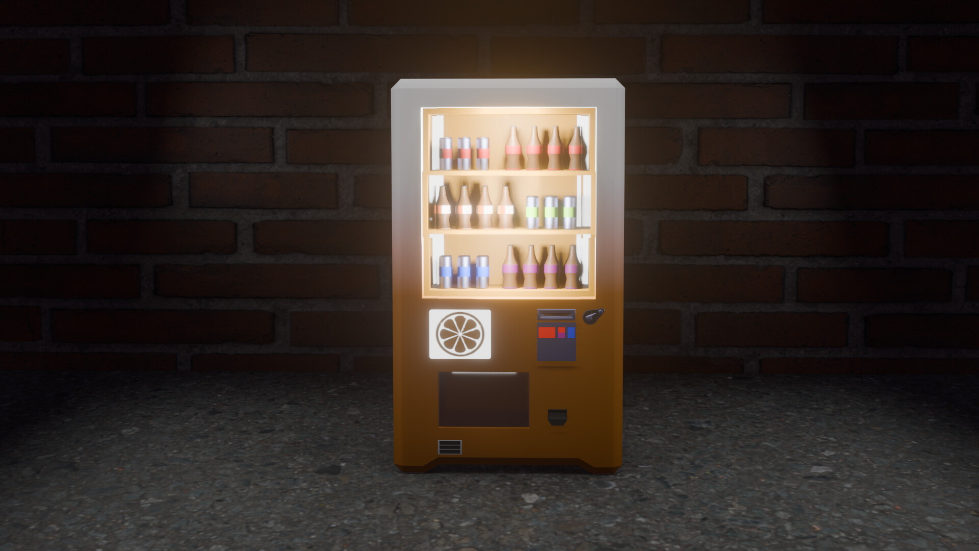 ArtStation - Orange Theme SodaMachine