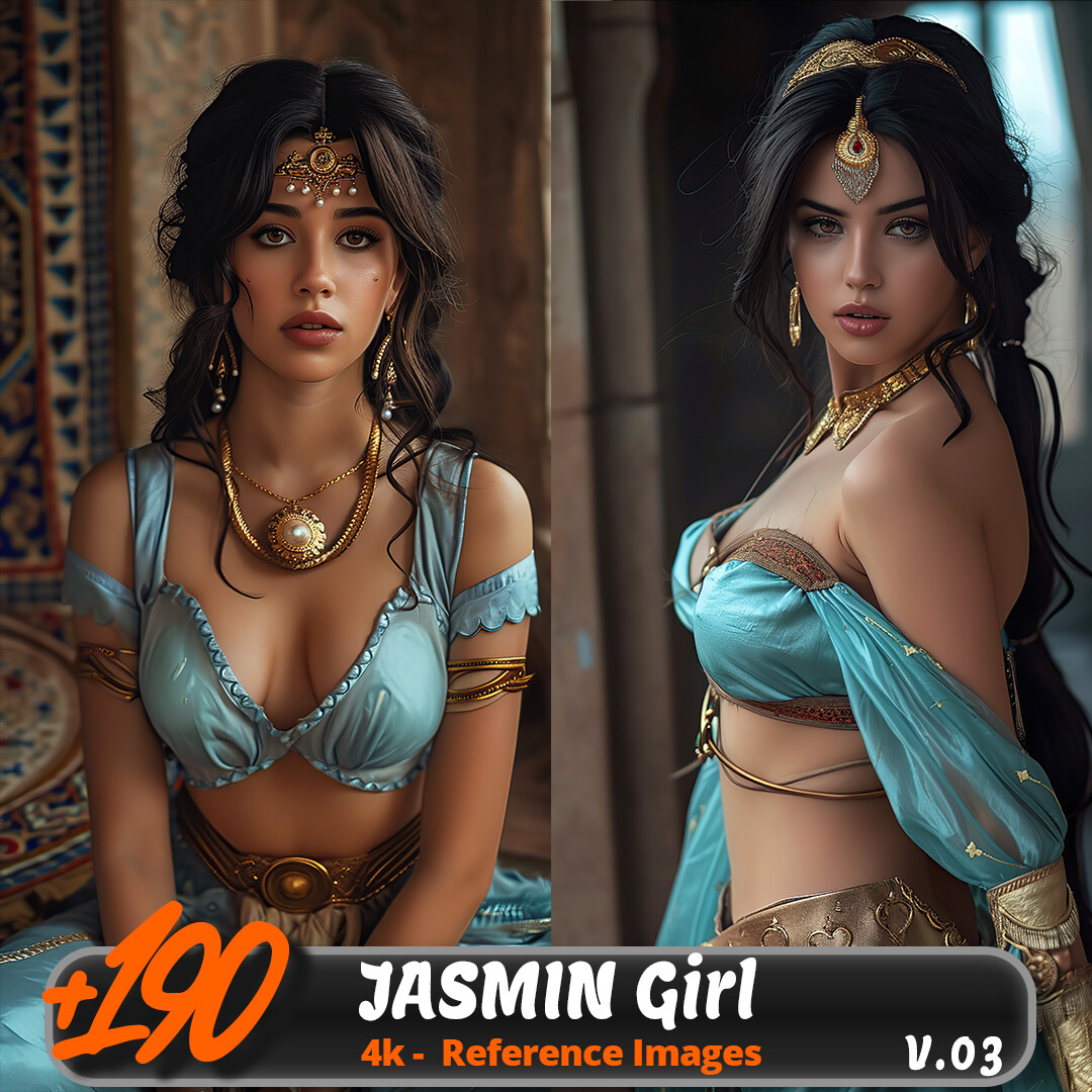ArtStation - JASMIN GIRL VOL. 03/ 4K/ Reference Image