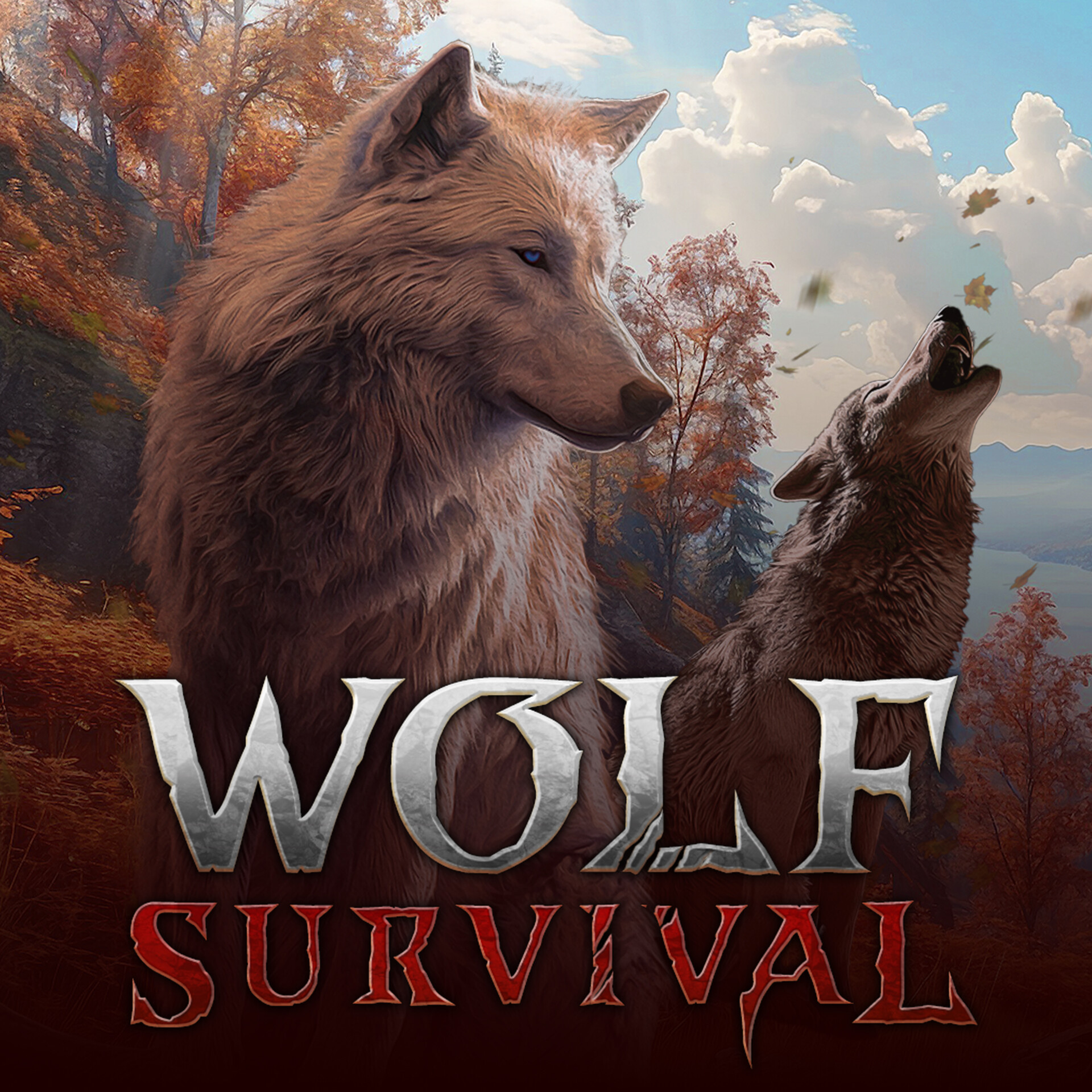 ArtStation - Wolf Survival - Steam Logo/ Capsules