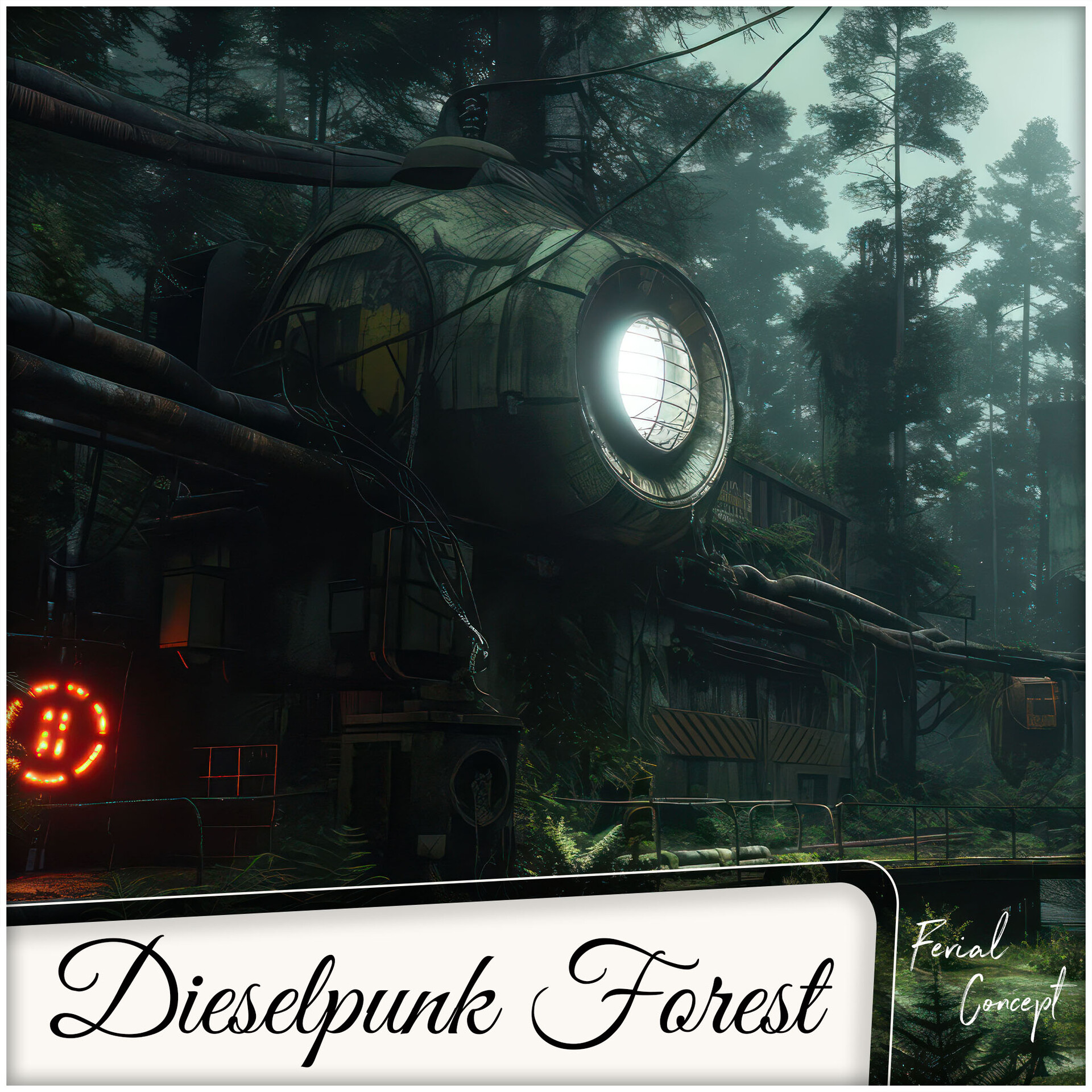 ArtStation - 🔹200 Dieselpunk Forest Environment Concept Reference Image ...