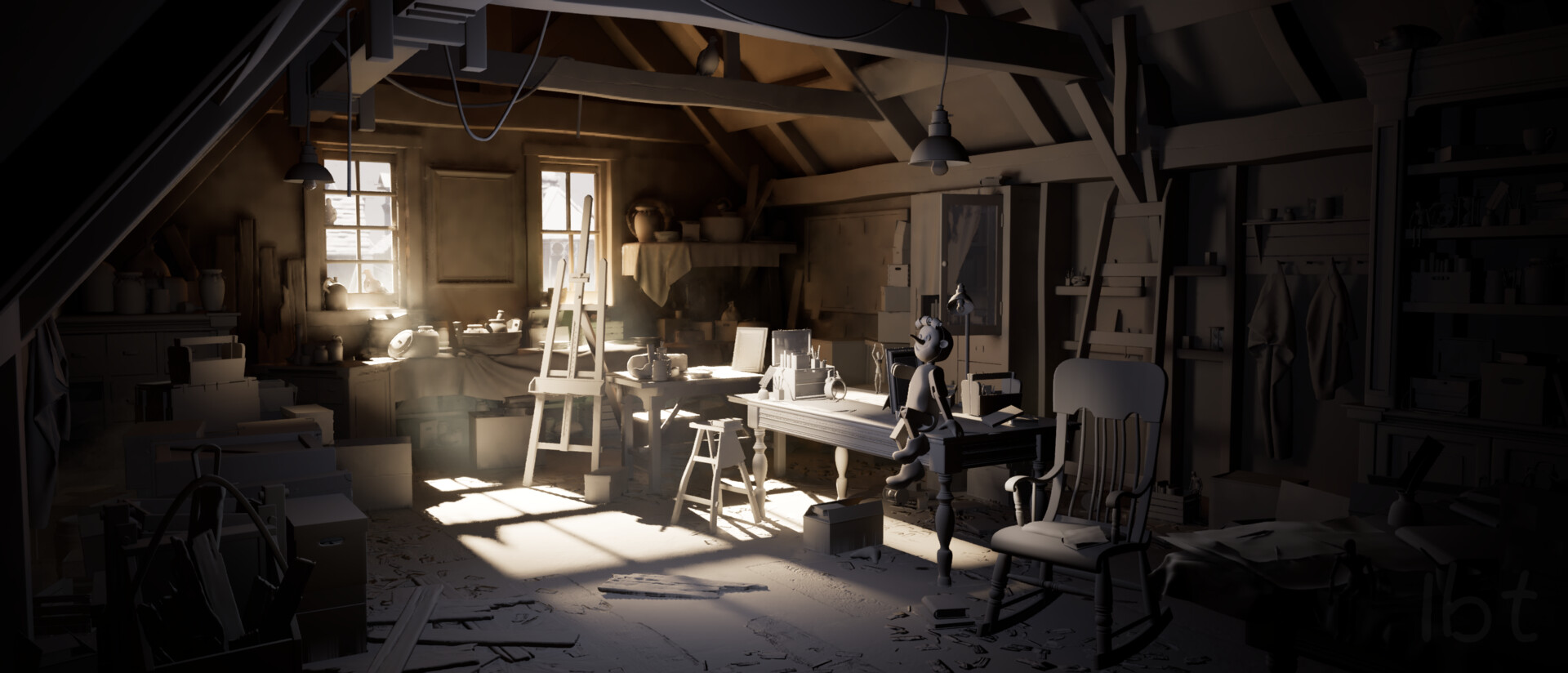 Harsh Blue - HarshBlue- Baitong Li- Attic Studio- Original Concept