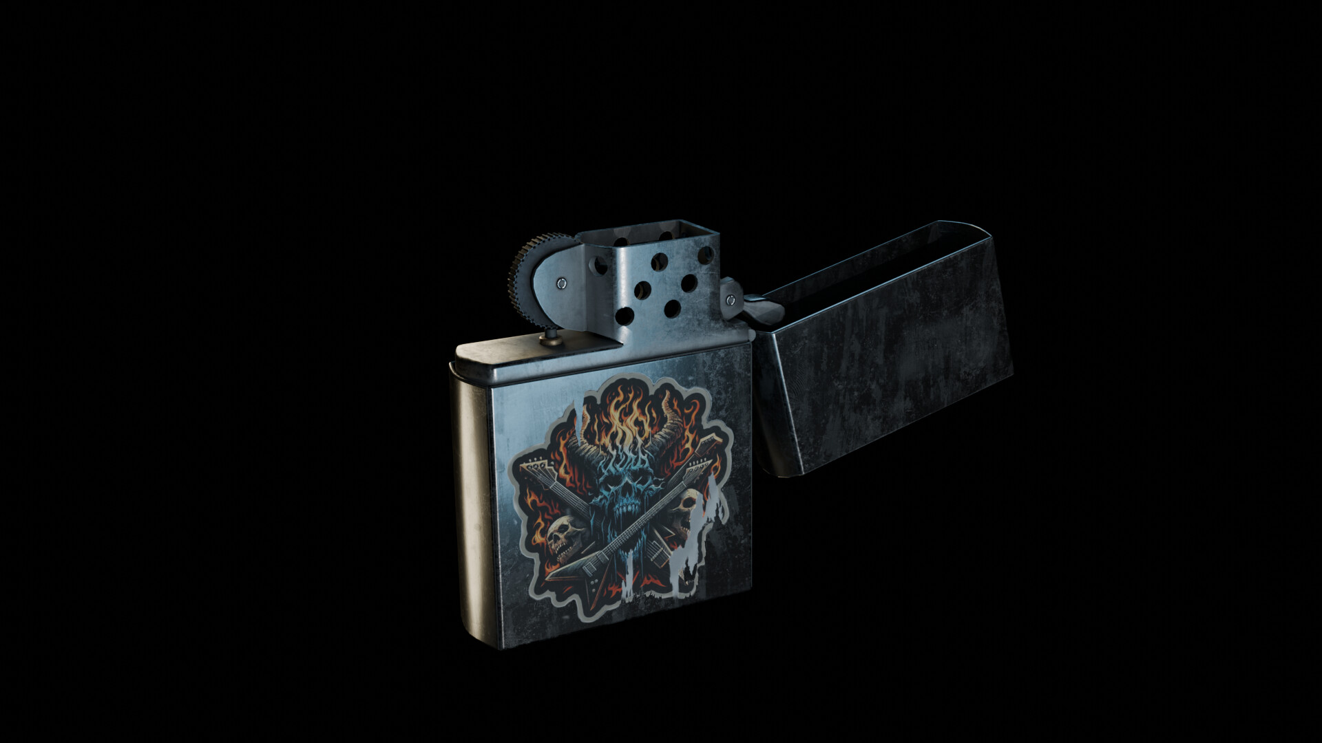 ArtStation - Flint Wheel Ignition Lighter