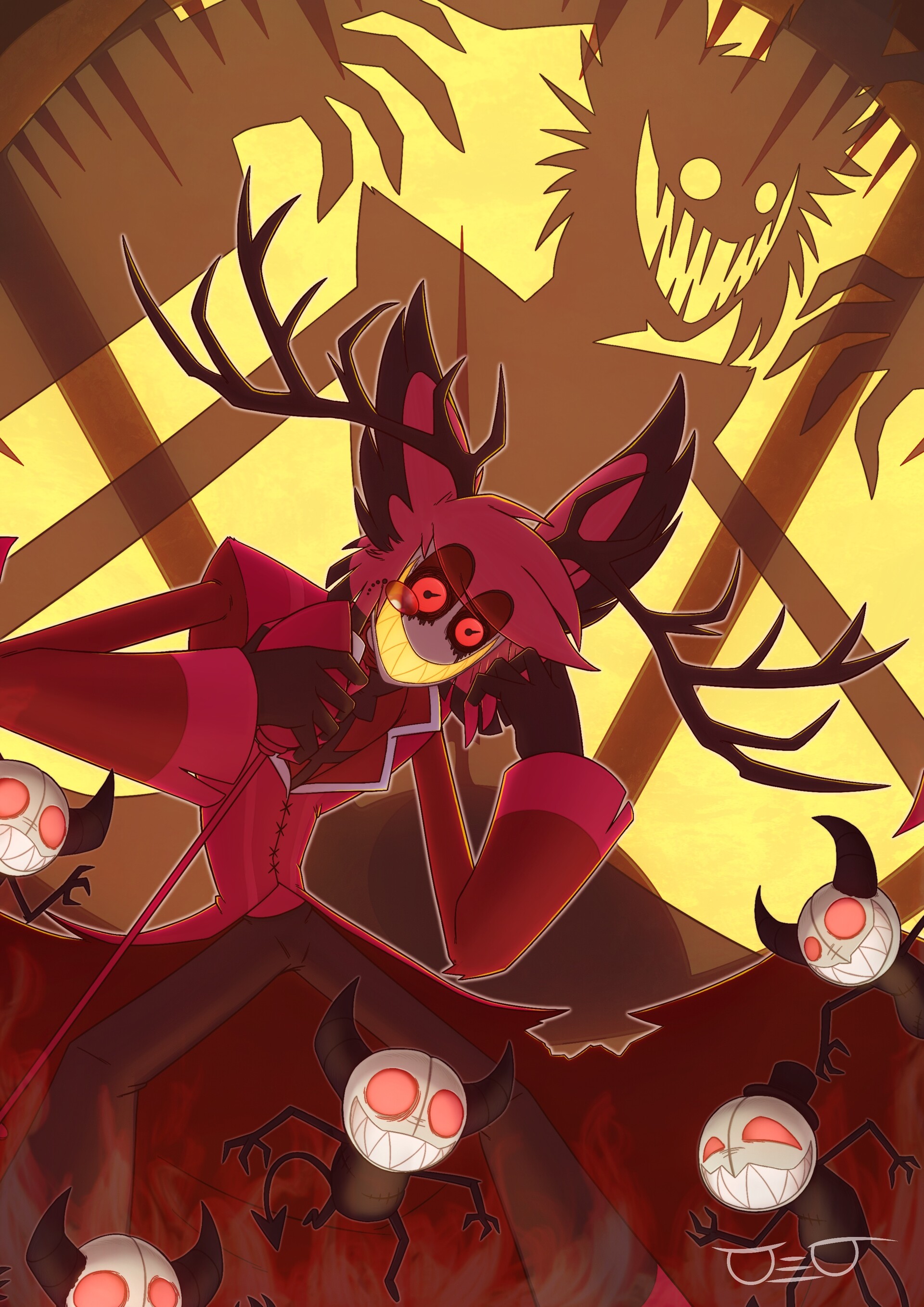 ArtStation - Alastor (Hazbin Hotel)