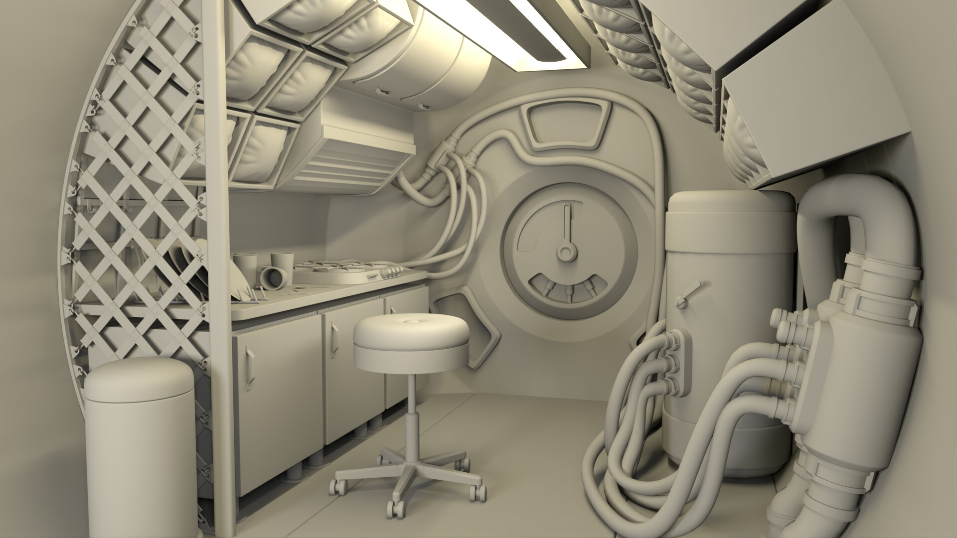 ArtStation - Space Kitchen