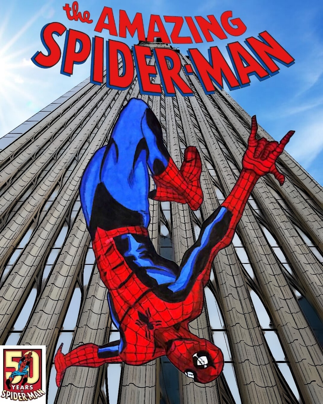 ArtStation - The Amazing Spider-Man variant cover sample