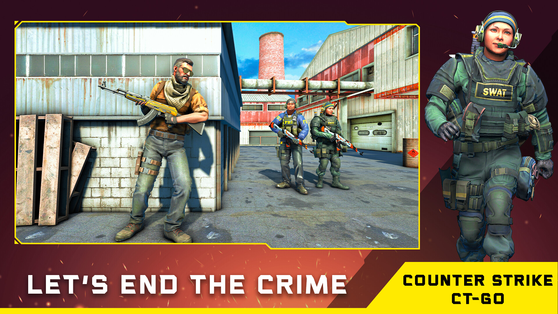 ArtStation - Counter Strike Type Game Post Production CT GO Screenshots