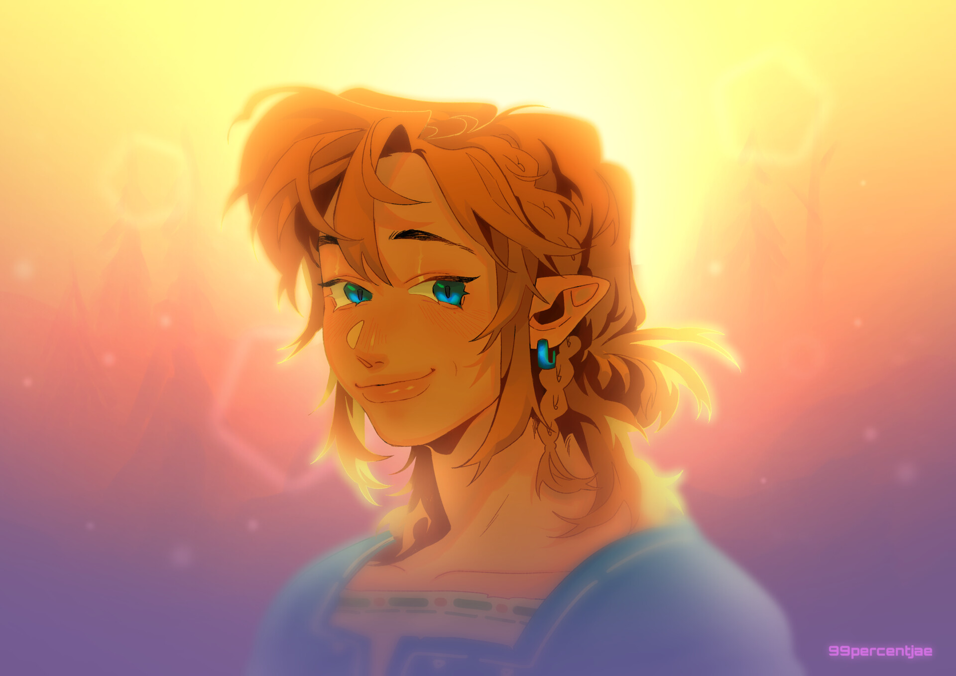 ArtStation - Golden Hour | Legend of Zelda BOTW