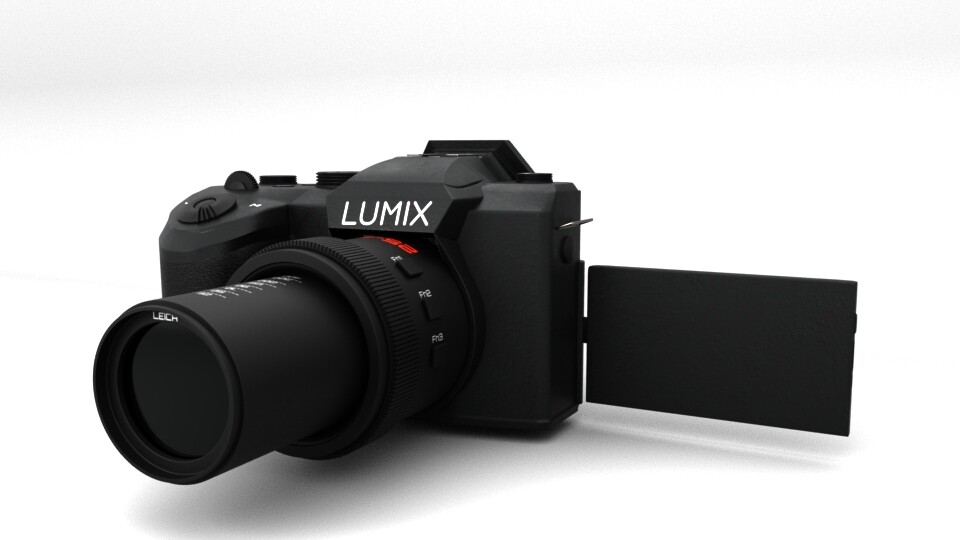 ArtStation - LUMIX CAMERA MODELING USING MAYA & SUBSTANCE PAINTER