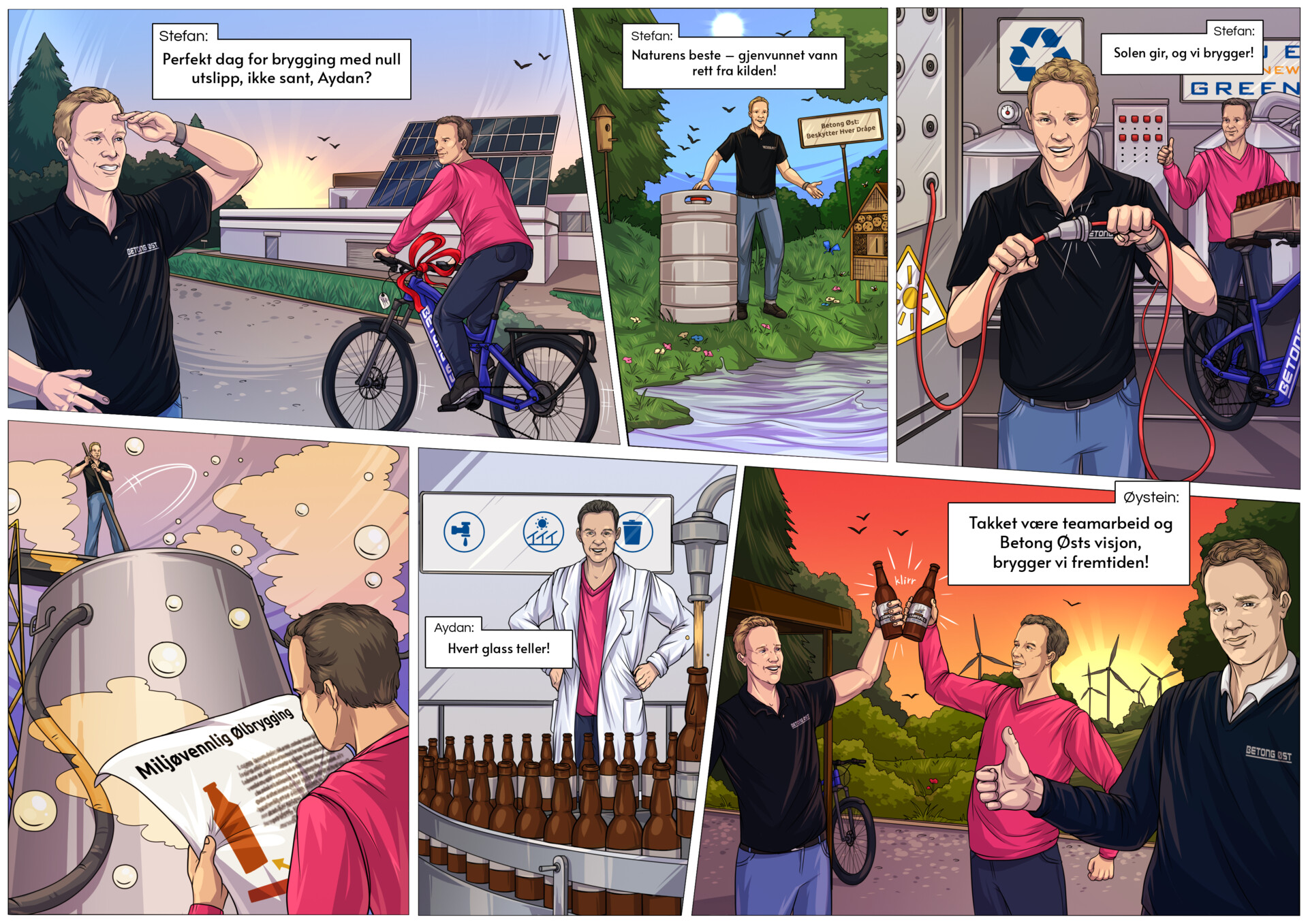 ArtStation - Promo Comic for Betong Øst AS, 2023