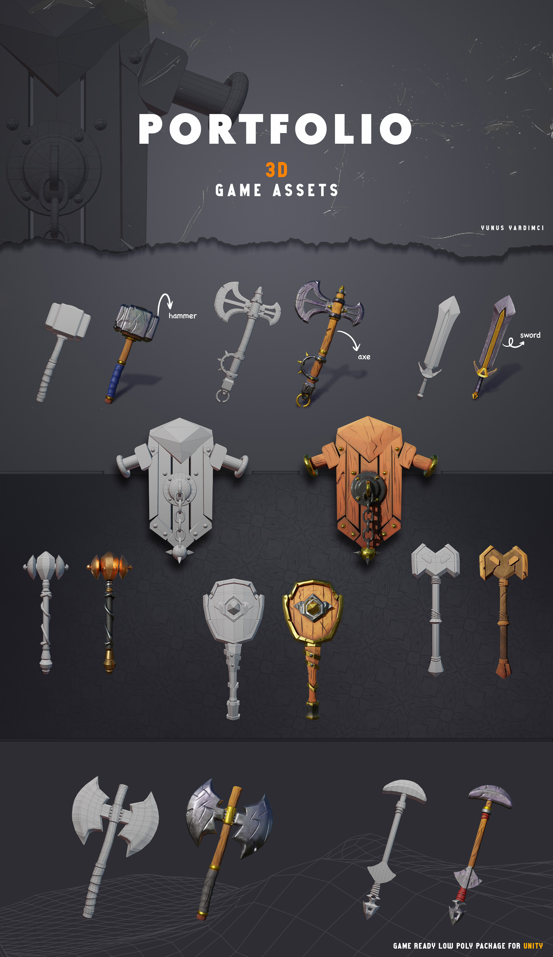 ArtStation - Low Poly Medieval Pack - Game Ready