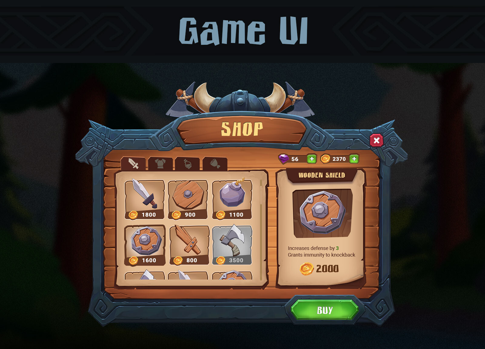 ArtStation - Game UI