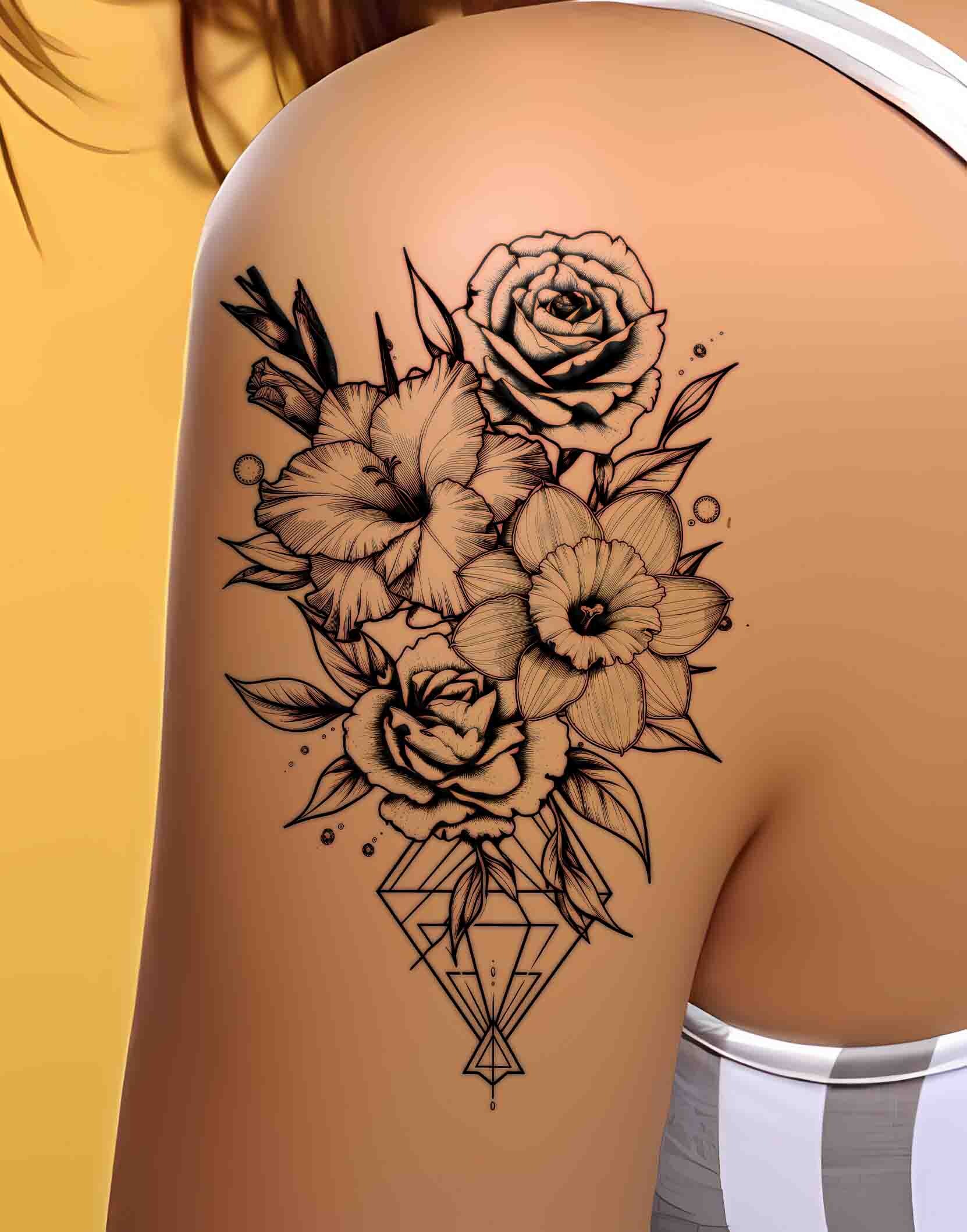 daffodil tattoo