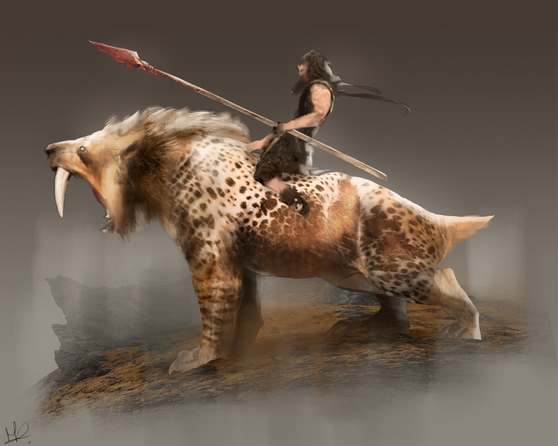 ArtStation - Prehistoric Mount + Props