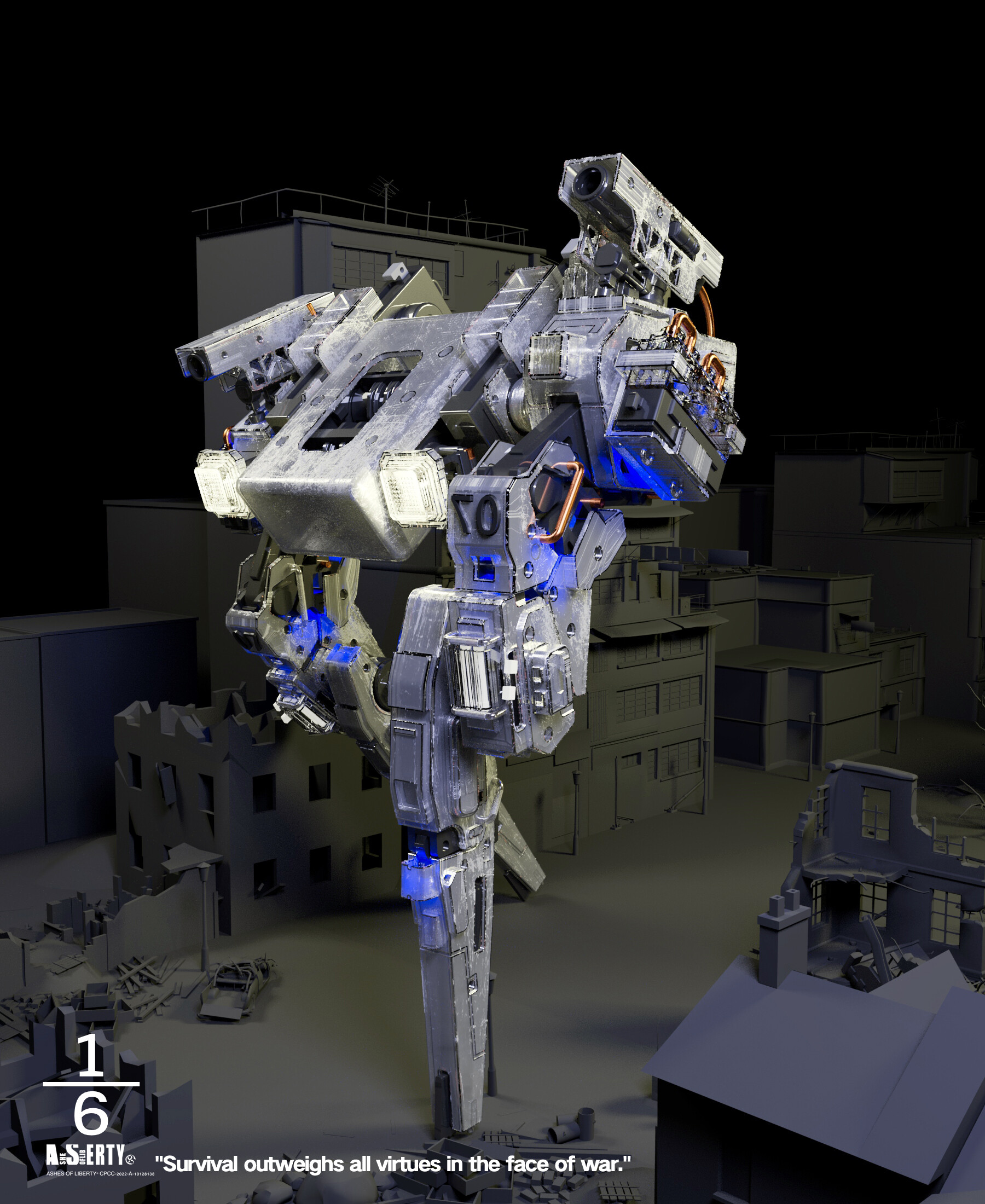 ArtStation - ASHES OF LIBERTY Mech Doll