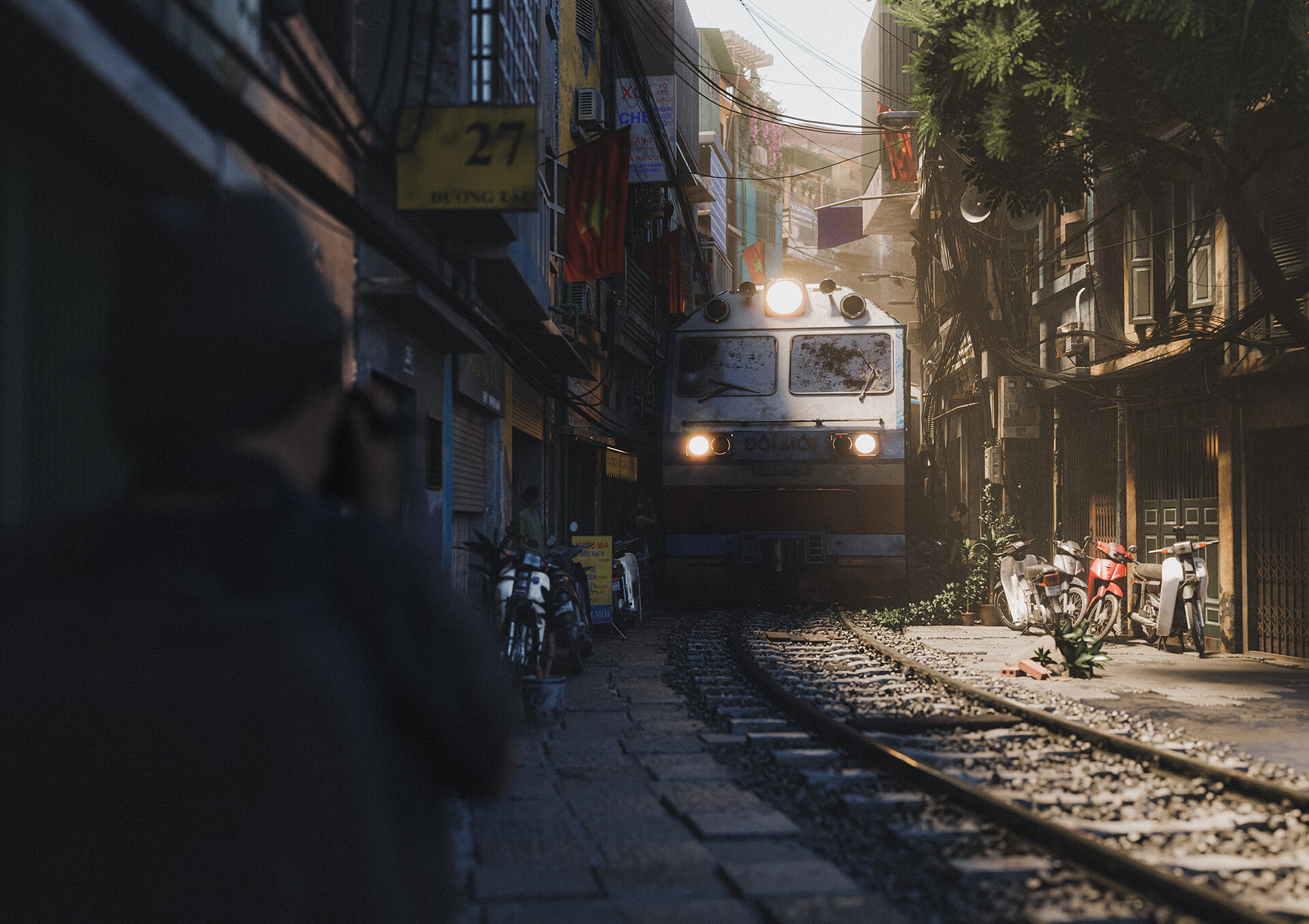 ArtStation - Hanoi Train Street