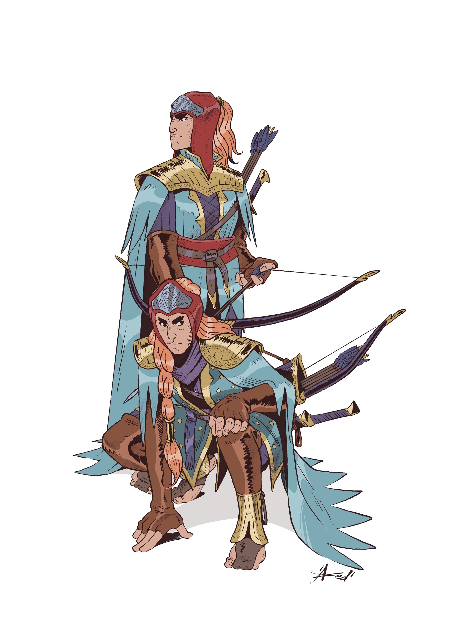 ArtStation - Elladan and Elrohir