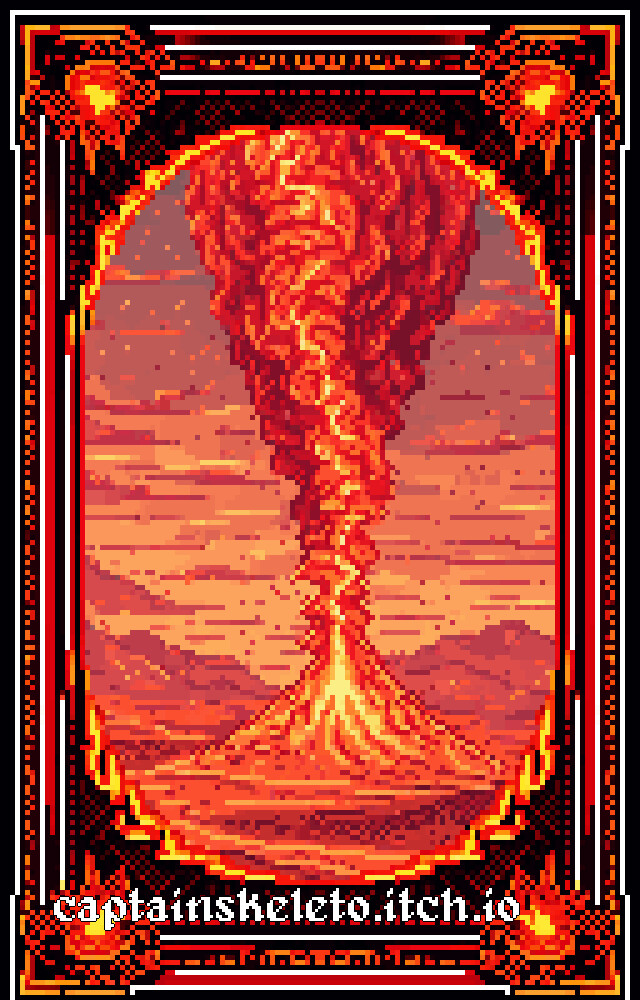 ArtStation - Fire Card RPG fantasy