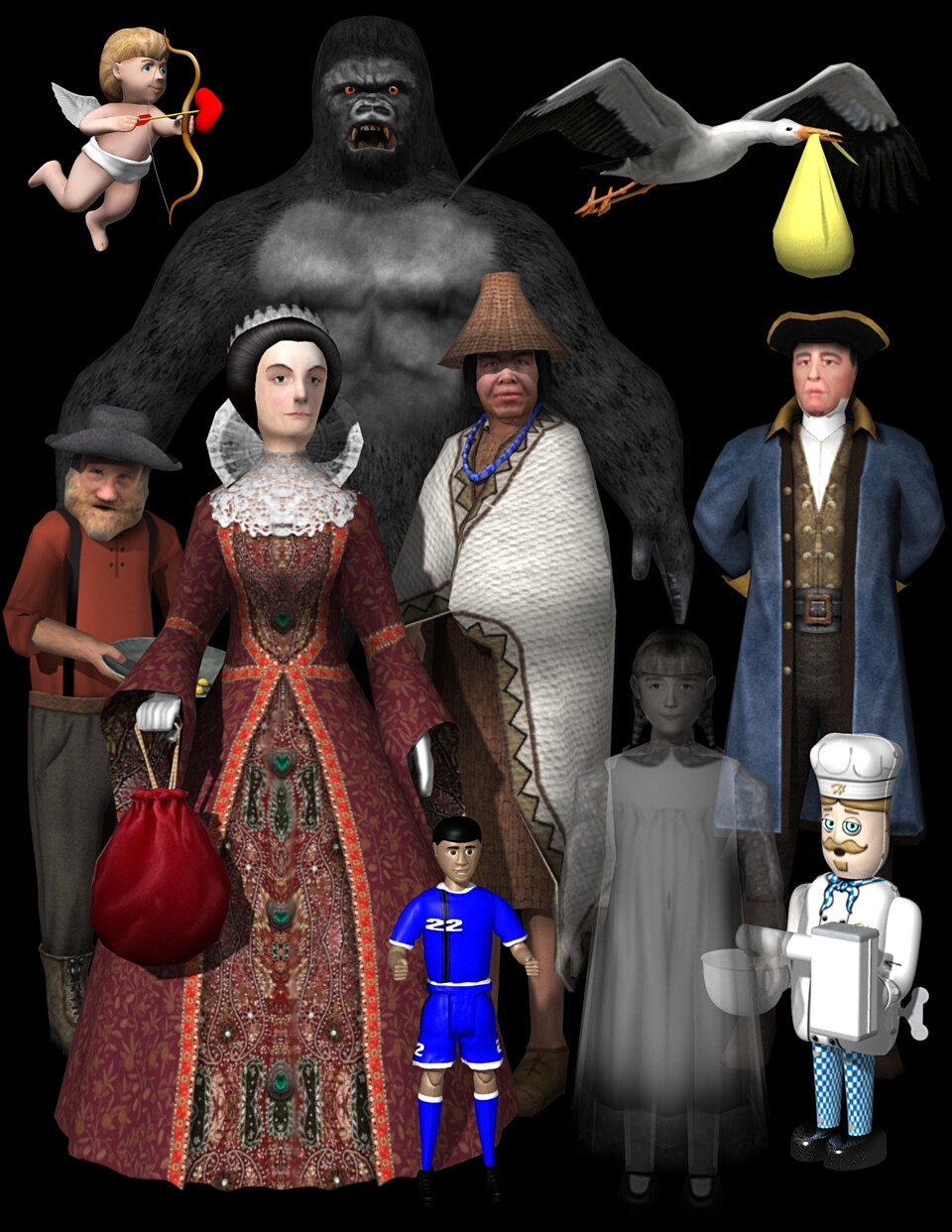 ArtStation - Low Poly Characters