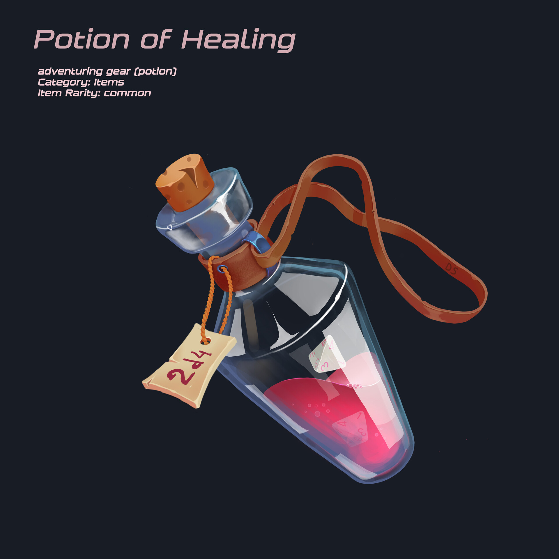 ArtStation - Potion of Healing