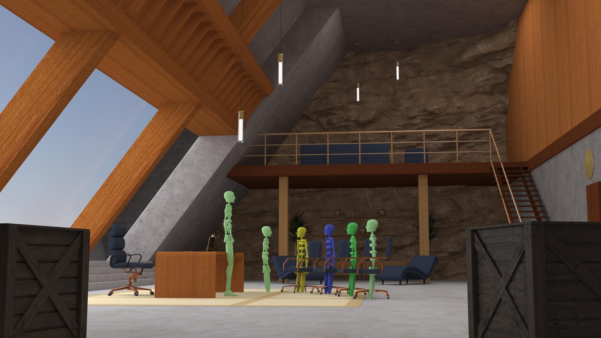 Byron Pockrandt - Archer S14 E02 3D Environment: Warden's Office