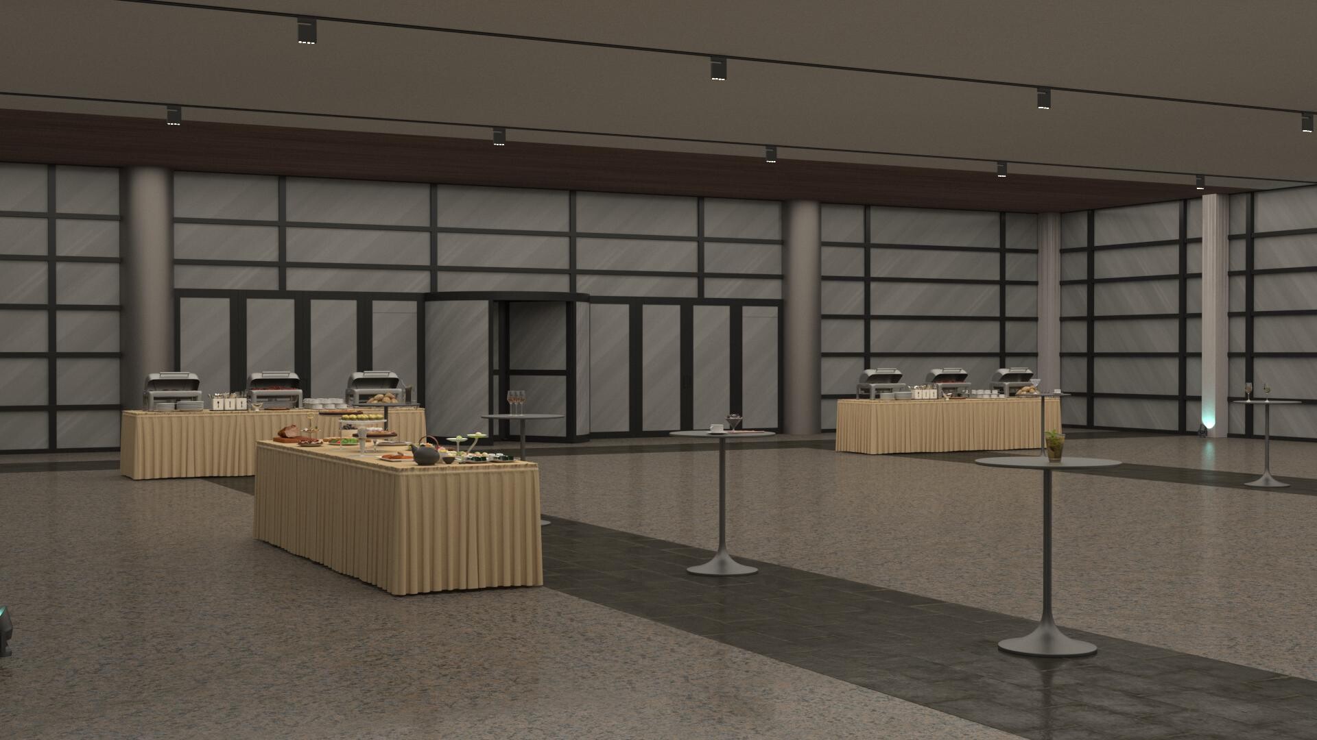 Byron Pockrandt - Archer S14 E04 3D Environment: Vegas Office Lobby