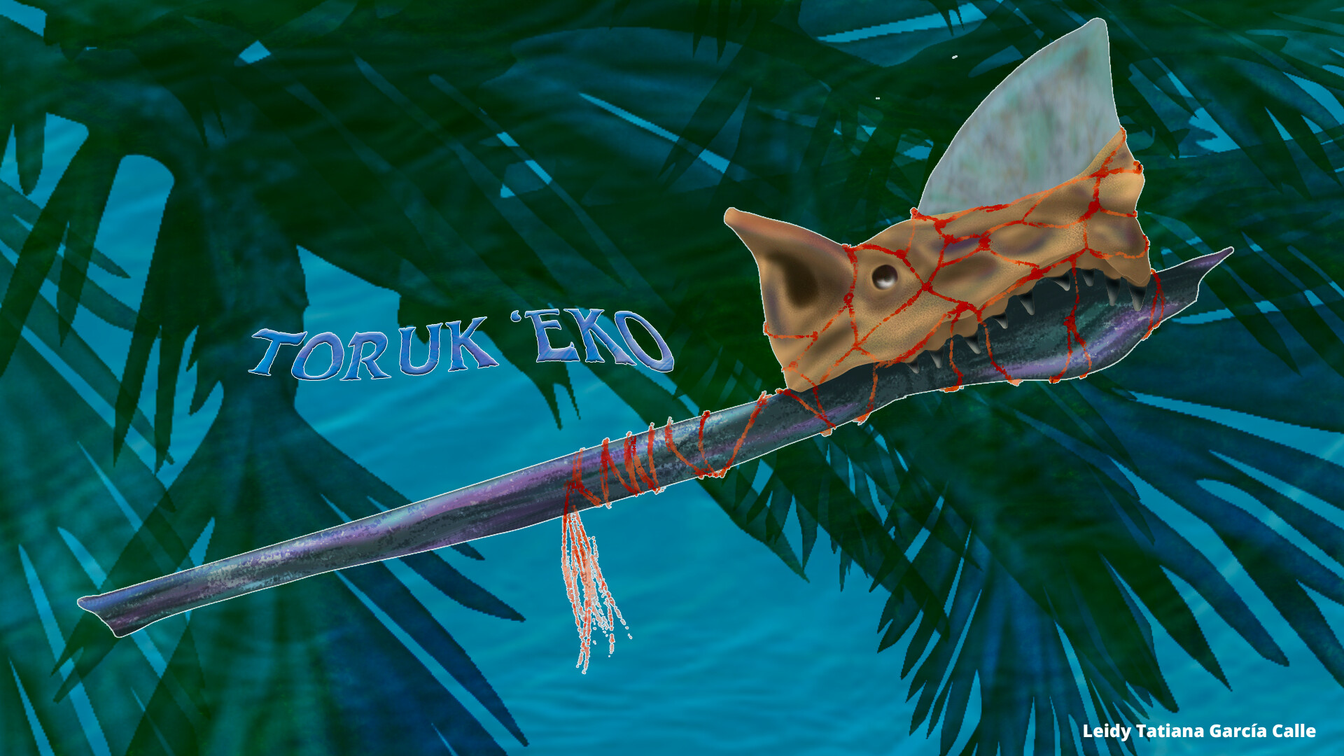 ArtStation - Avatar Neytiri - War Axe (Toruk 'Eko) and Tiara