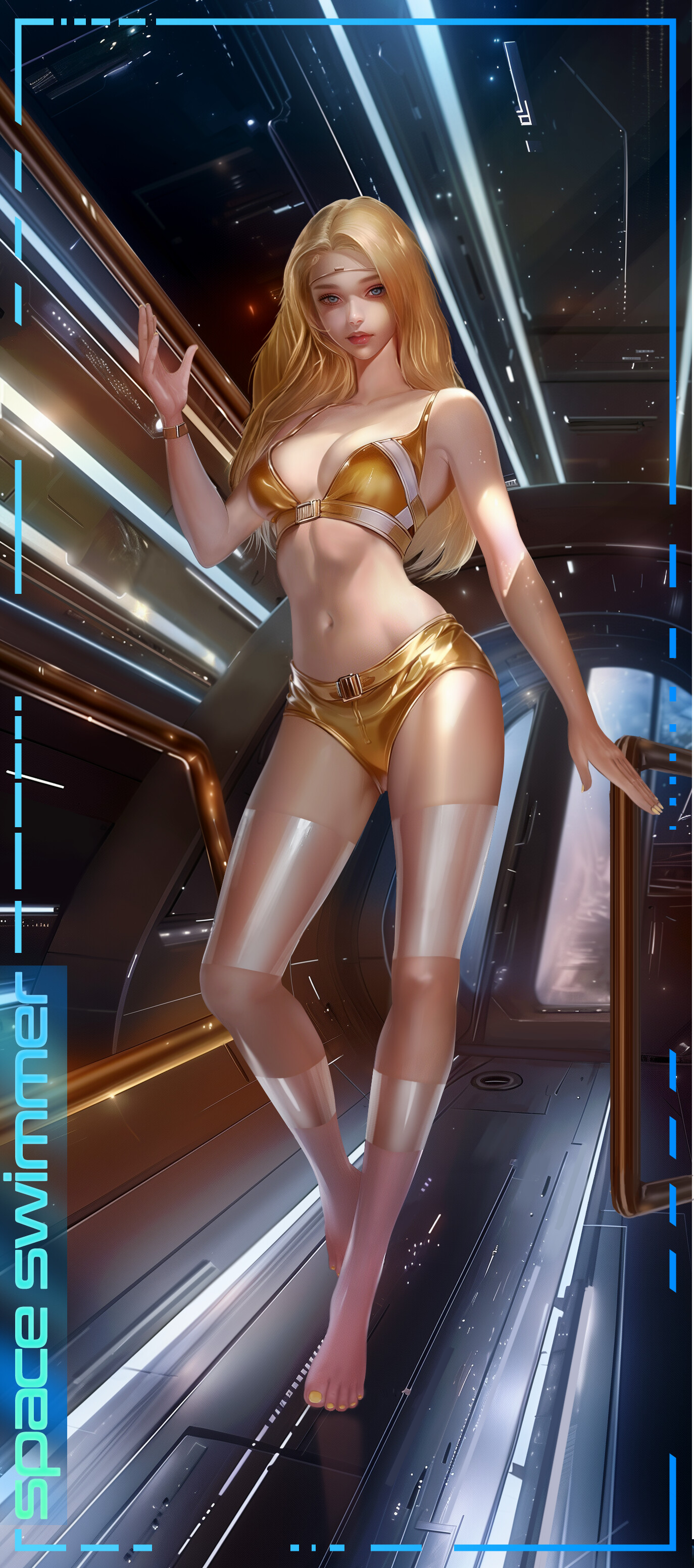 ArtStation - "Space Swimmer"