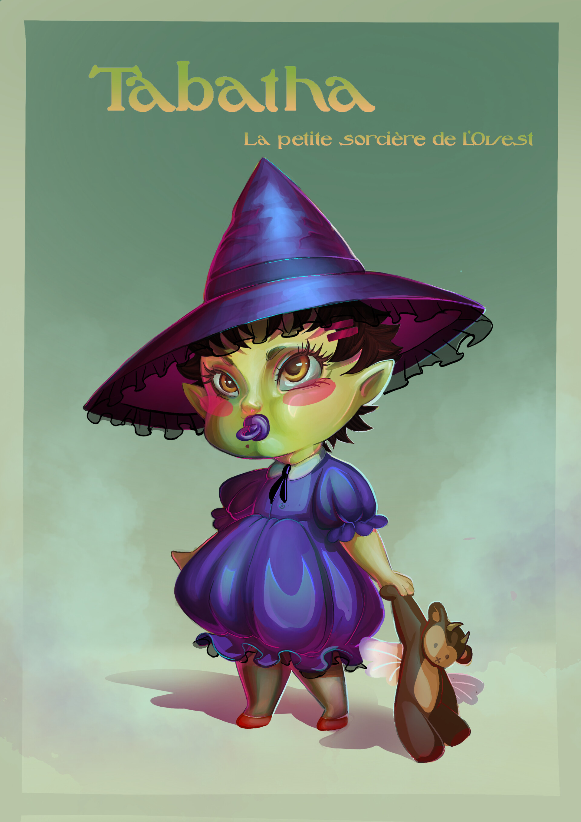 ArtStation - Tabatha, The little witch of the West