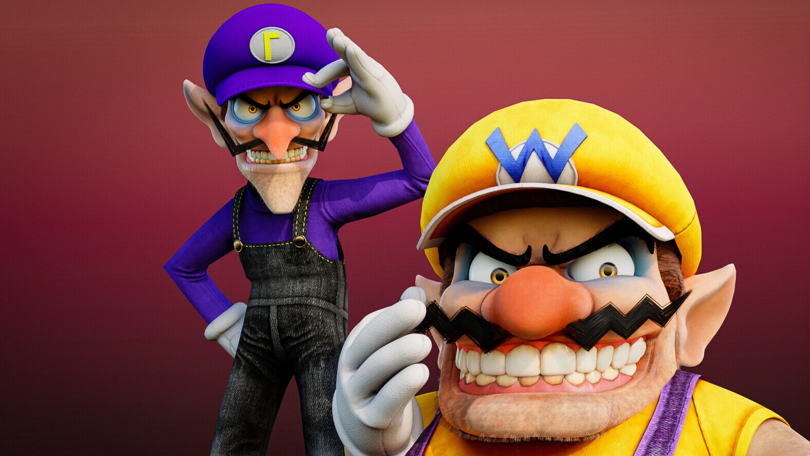 ArtStation - Wario & Waluigi fanart