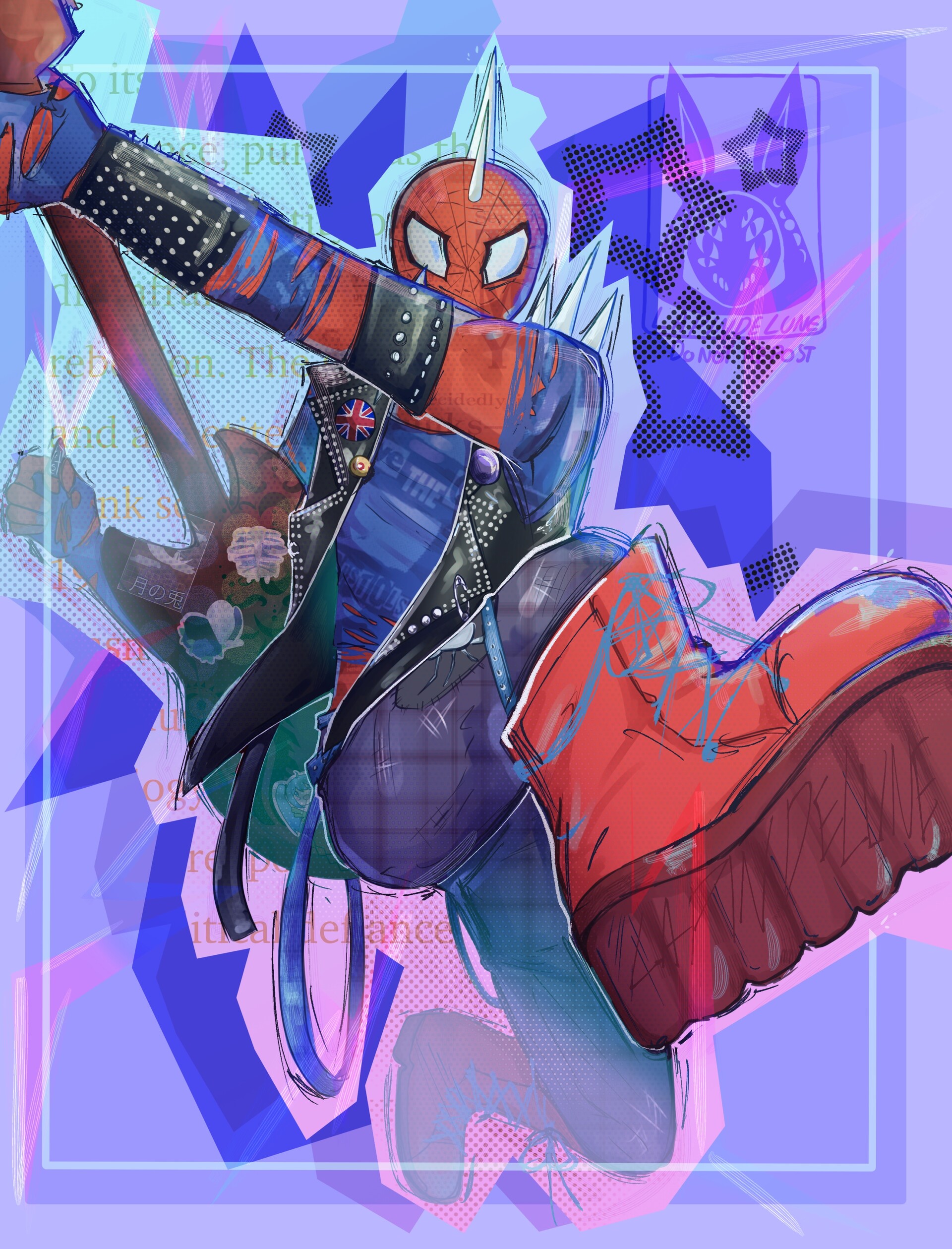 ArtStation - Spiderverse - Hobie Brown SpiderPunk