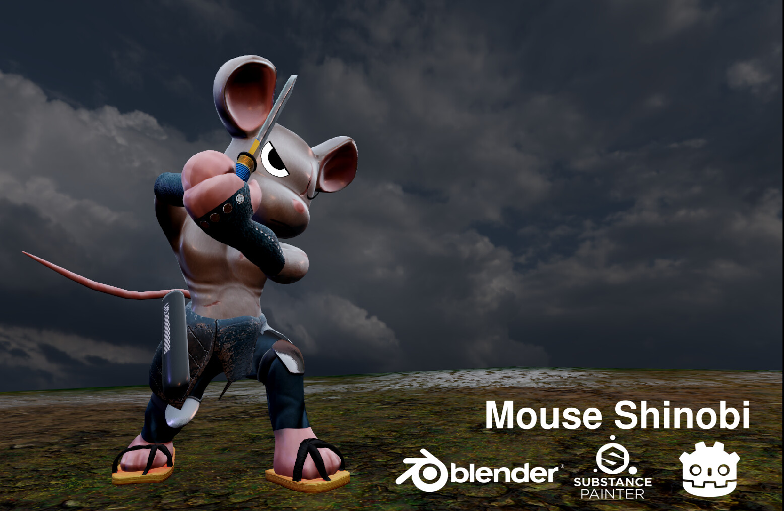 ArtStation - Shirtless Mouse Shinobi