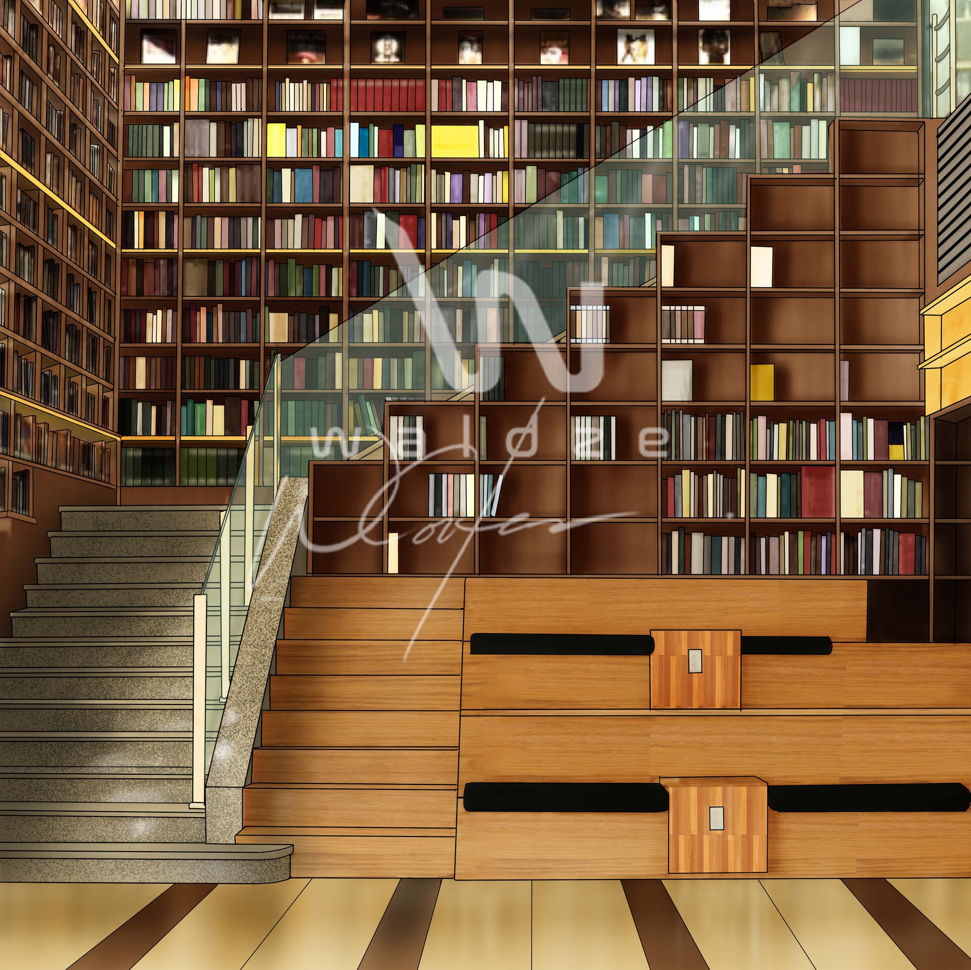 ArtStation - Webtoon Background project