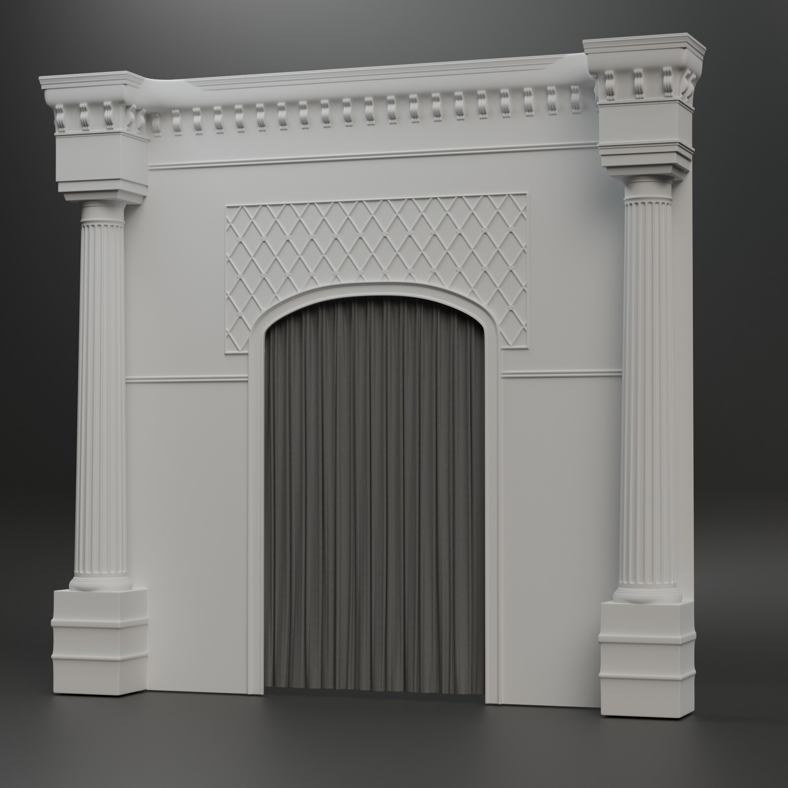 ArtStation - Classic Door - (Arch Viz )