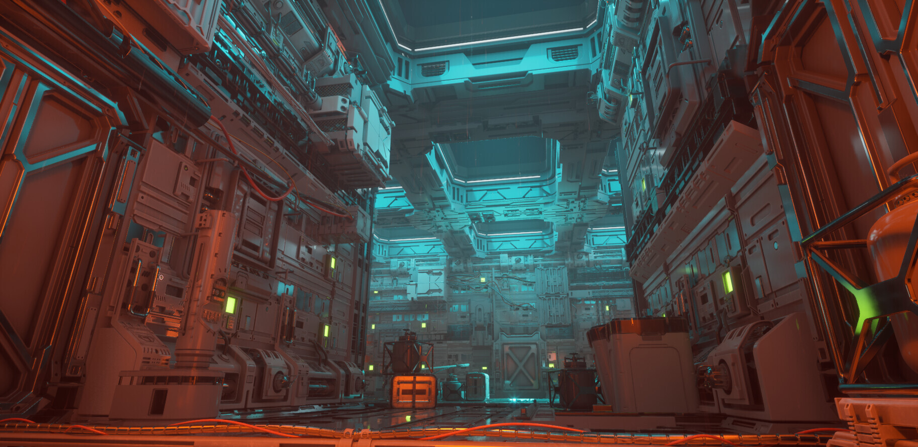 ArtStation - UE5 sci-fi hard surface scene