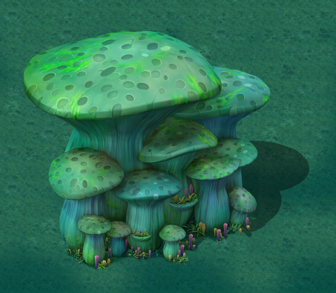 zhanfeng - toon Edition - Ancient Nu Wa Mushroom Fossils 01
