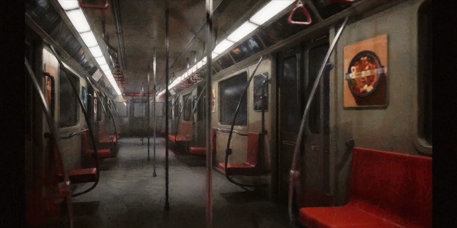 ArtStation - Subway Interior