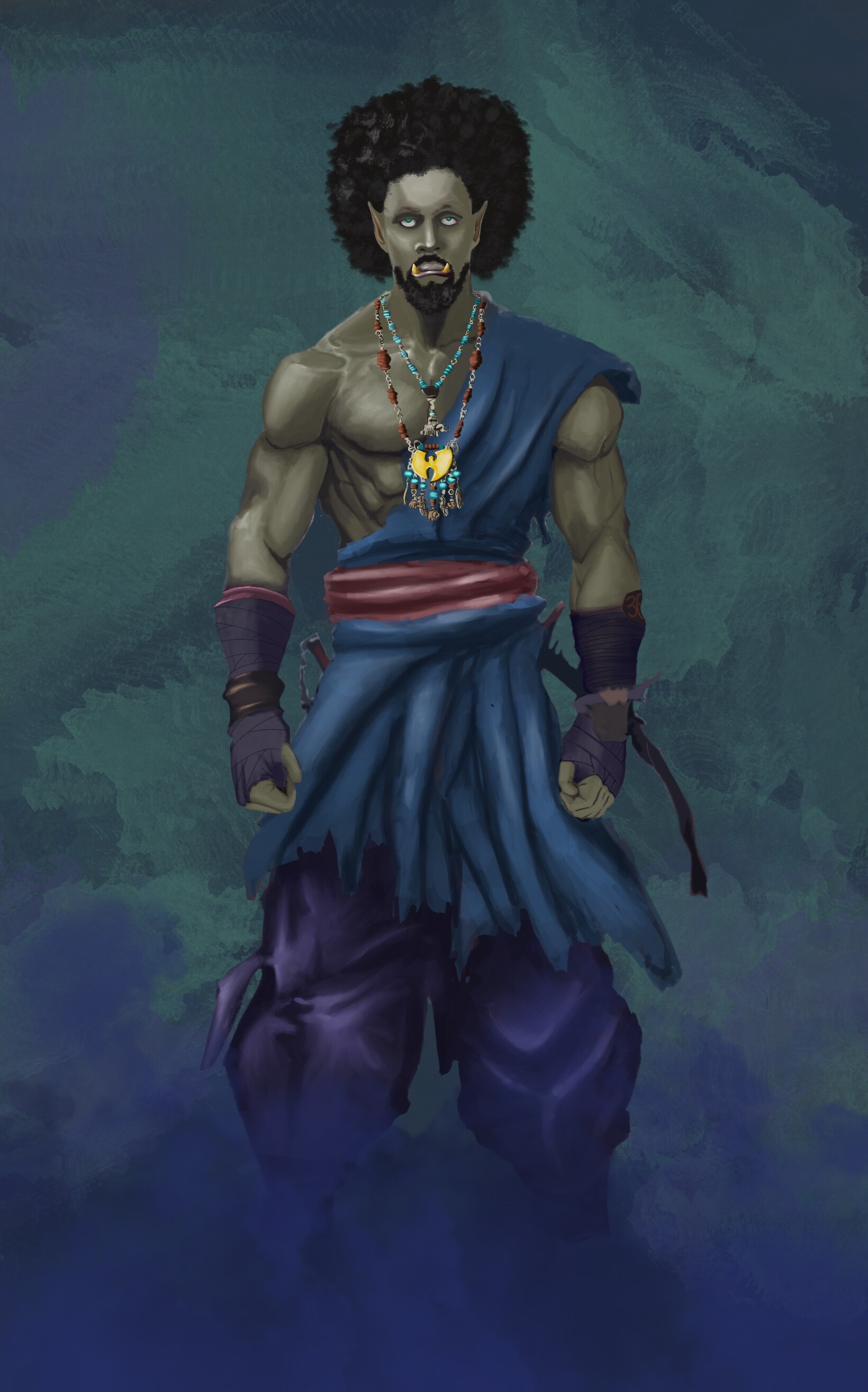ArtStation - RZA monk of open hand