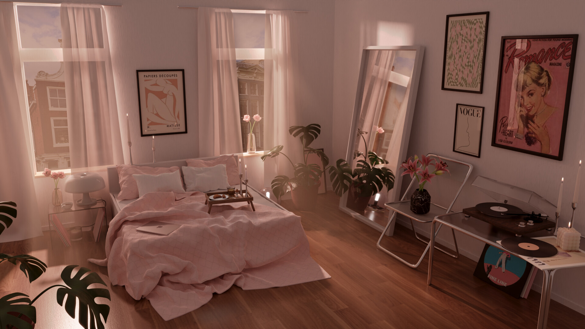 ArtStation - Golden Hour - Interior Arch Viz