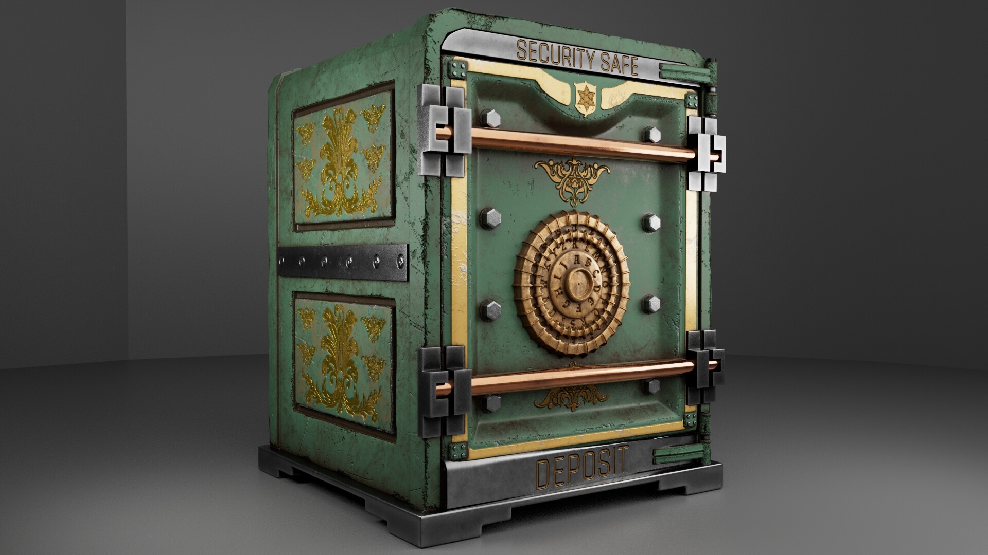 ArtStation - 3D Vintage Safe