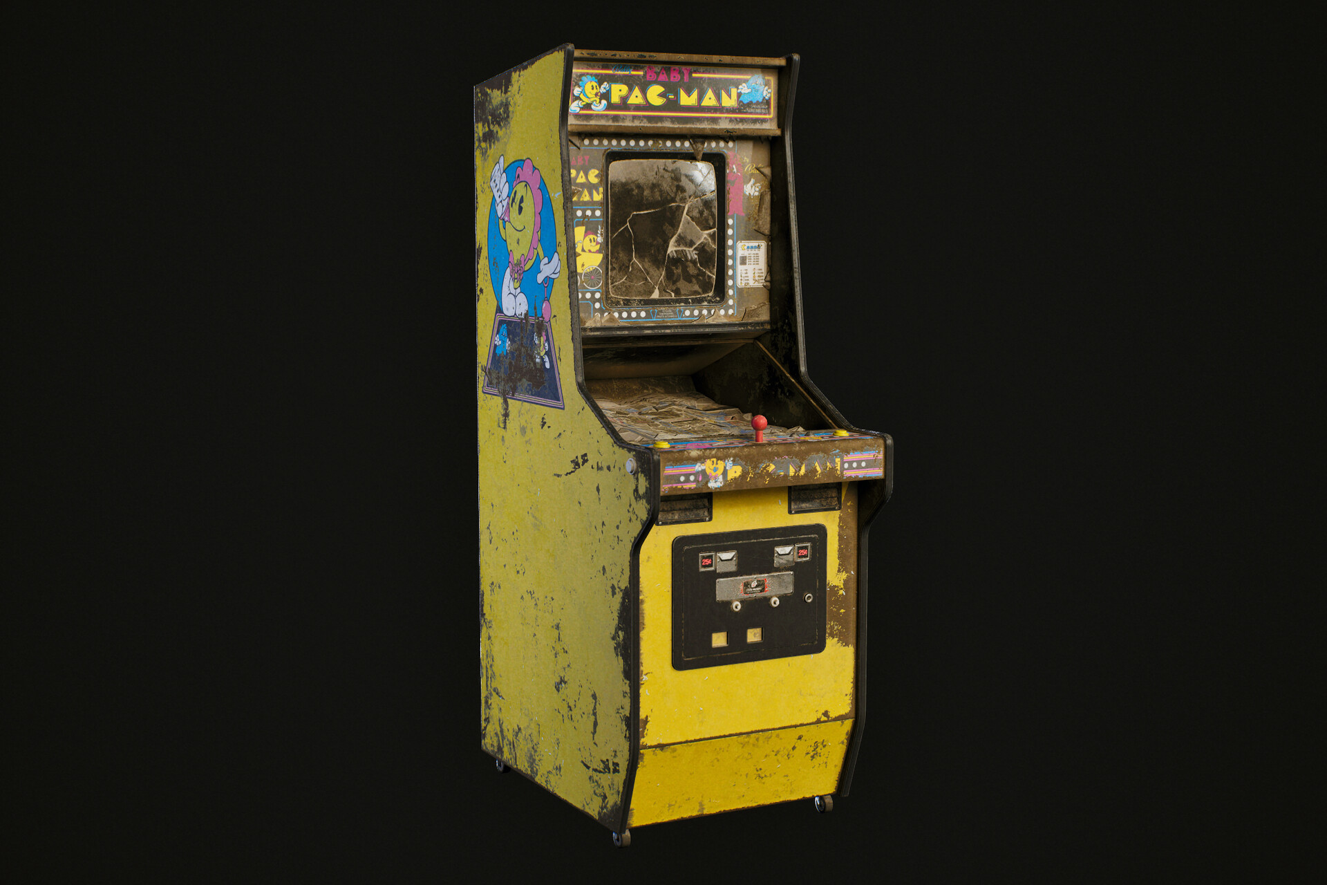 ArtStation - Old Baby Pac-Man Arcade