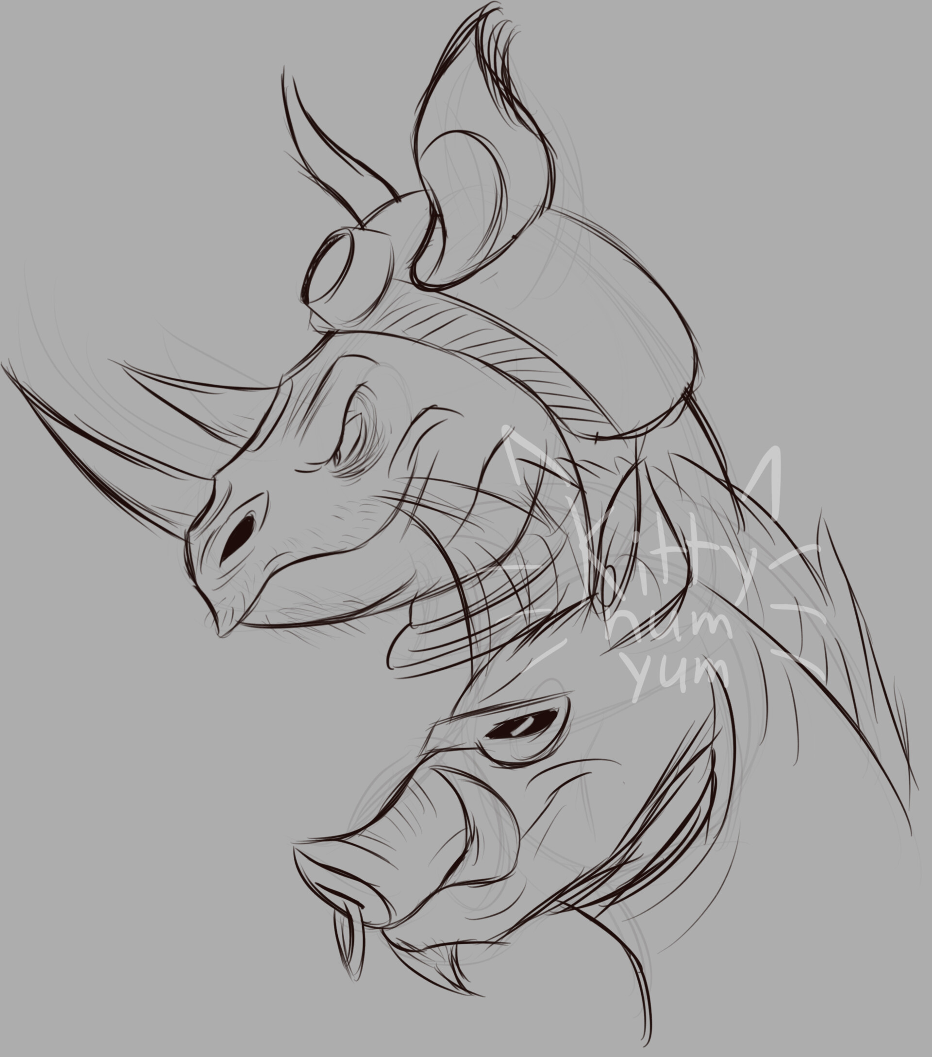 how to draw the foot clan