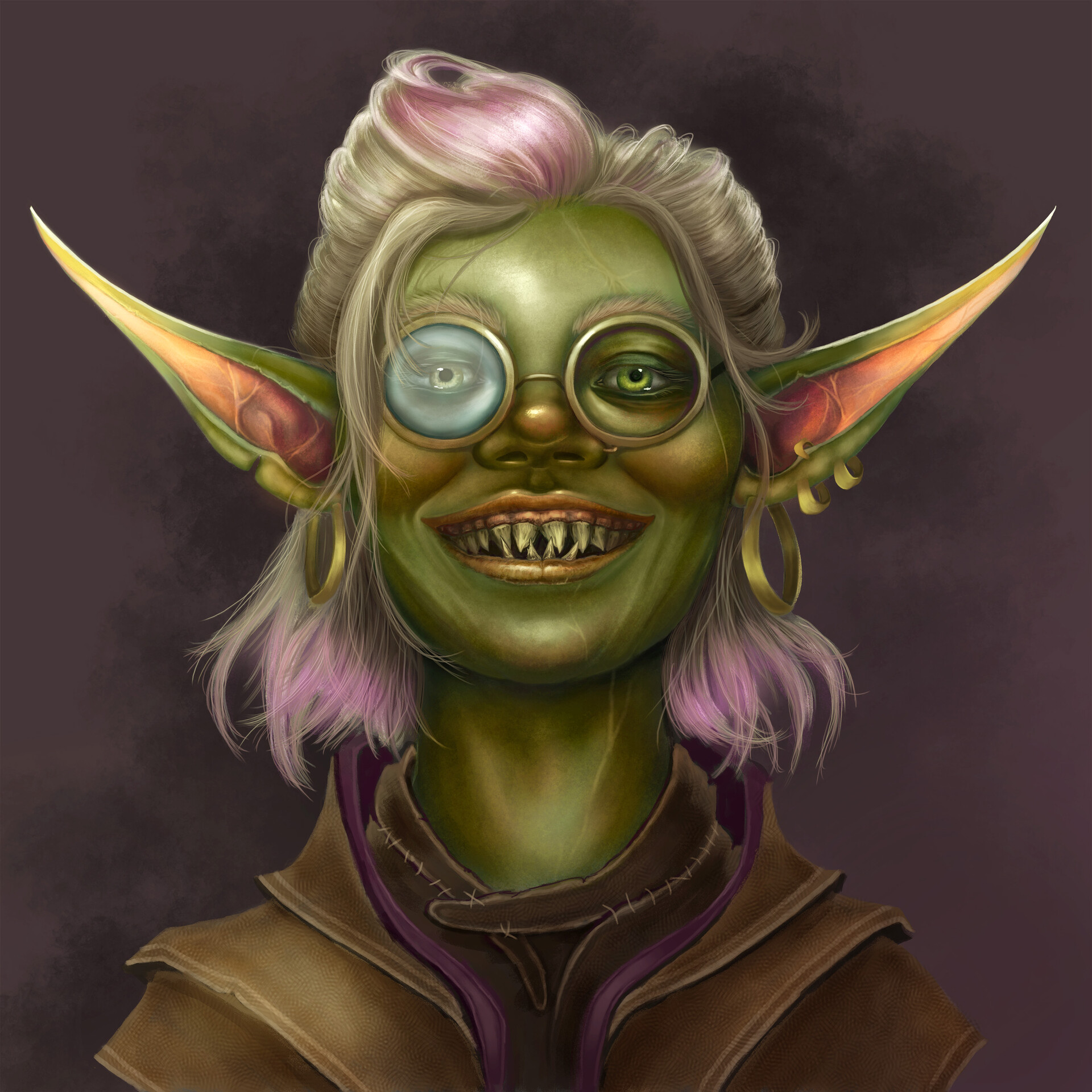 ArtStation - Goblin with Glasses