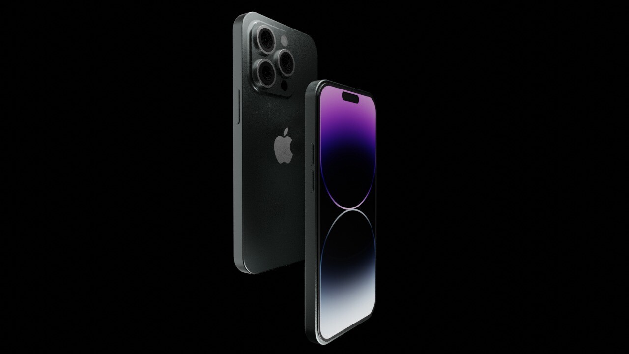 ArtStation - iPhone 15 pro Max 3d model made in blender