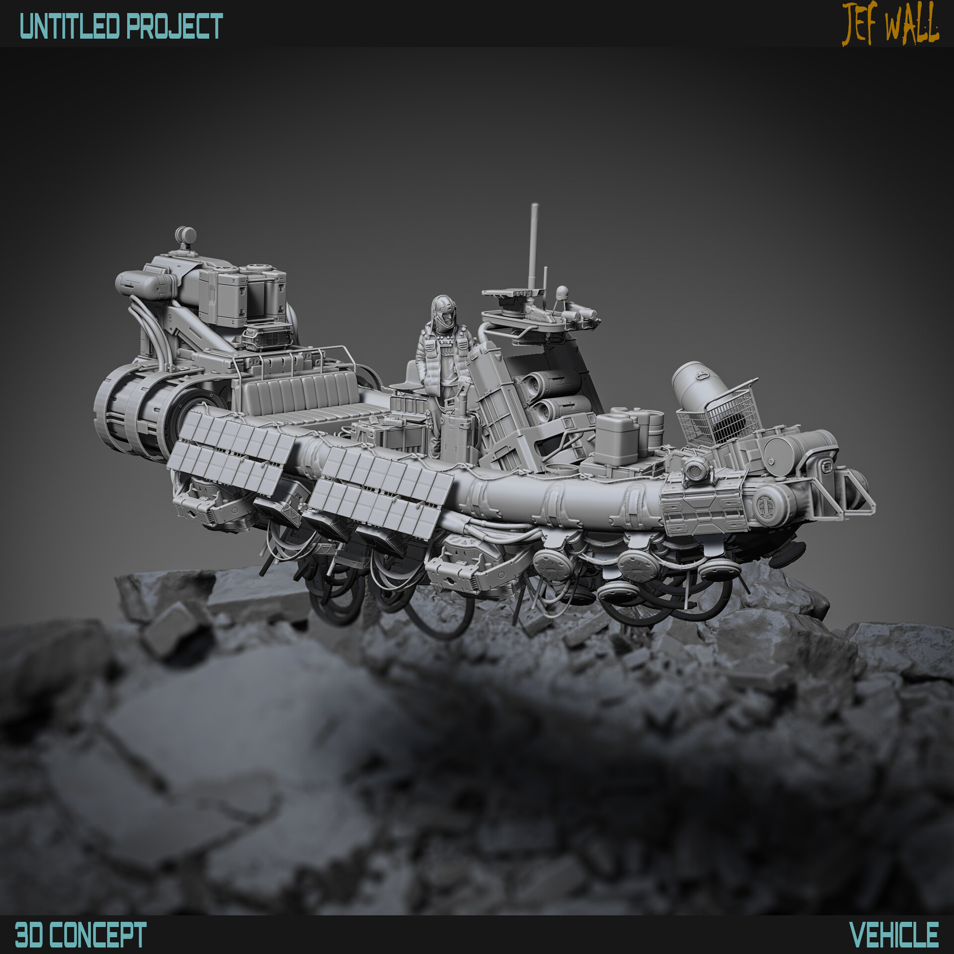 ArtStation - 3d concept art created for a game project