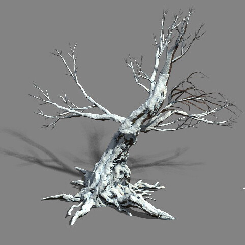 ArtStation - Snow - dead tree 1