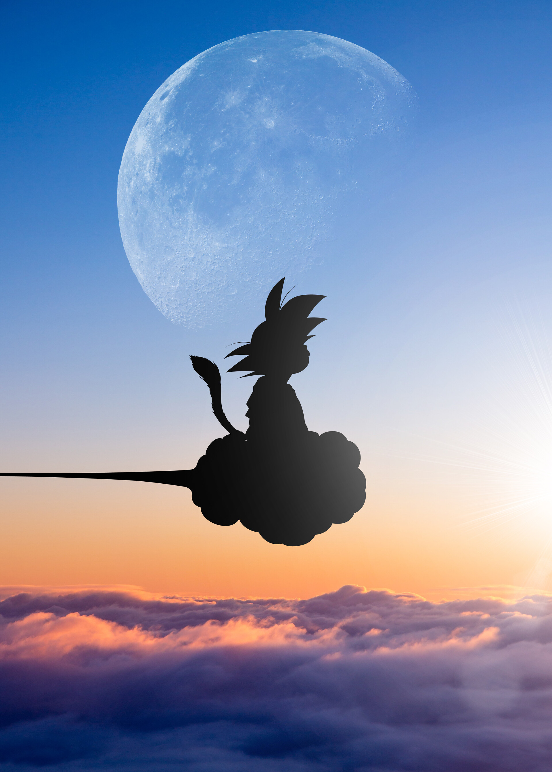 ArtStation - Goku Flying