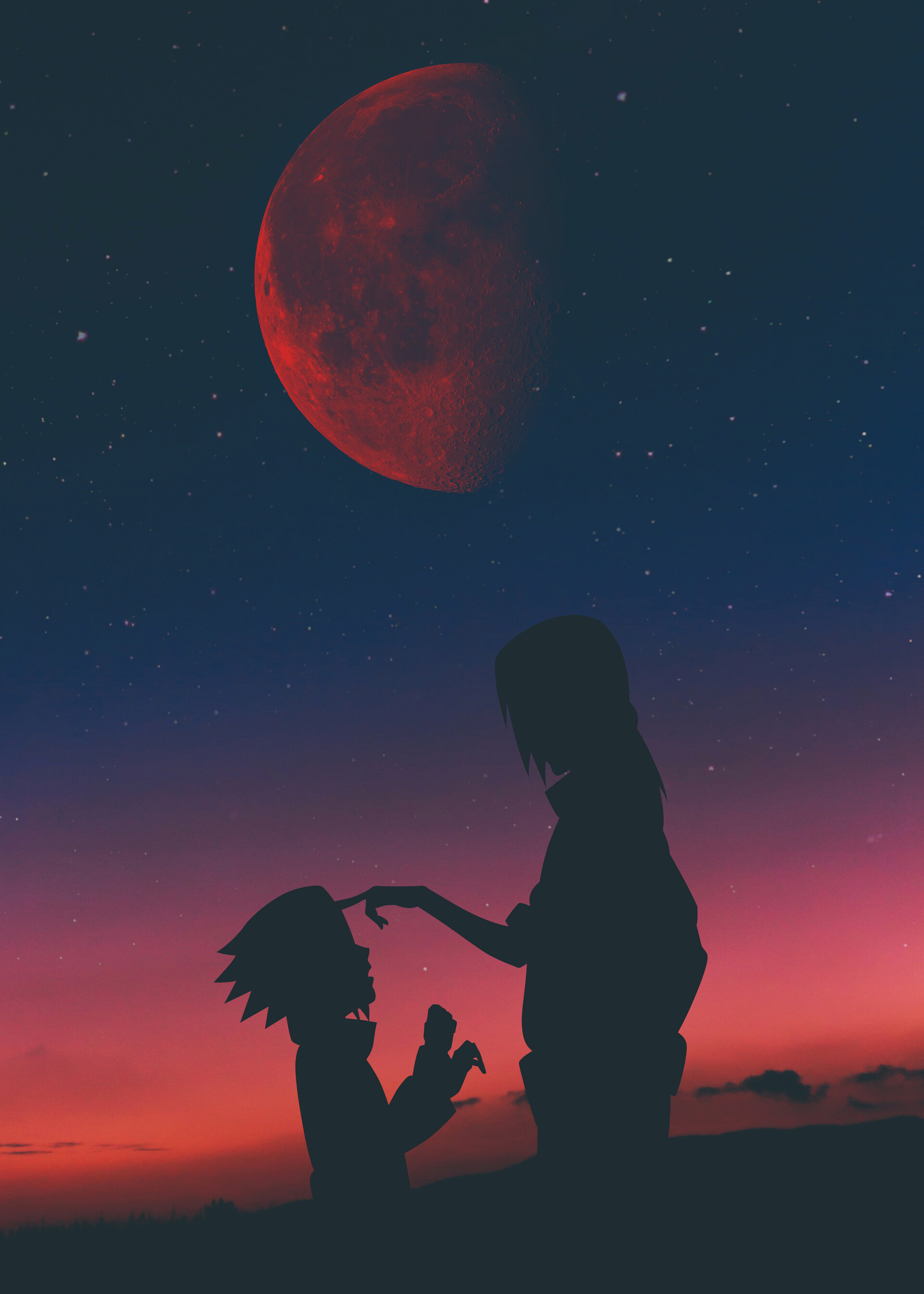 ArtStation - Red Moon