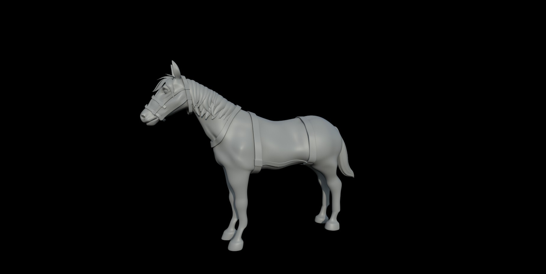ArtStation - horse . 3d model