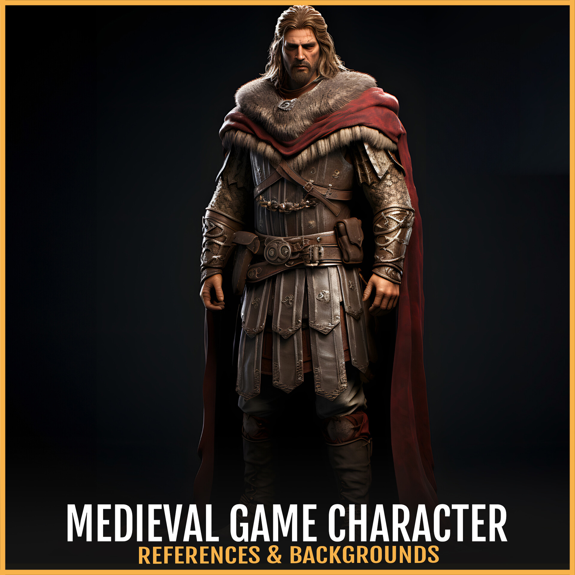 ArtStation - 303 Medieval Warrior Game Character